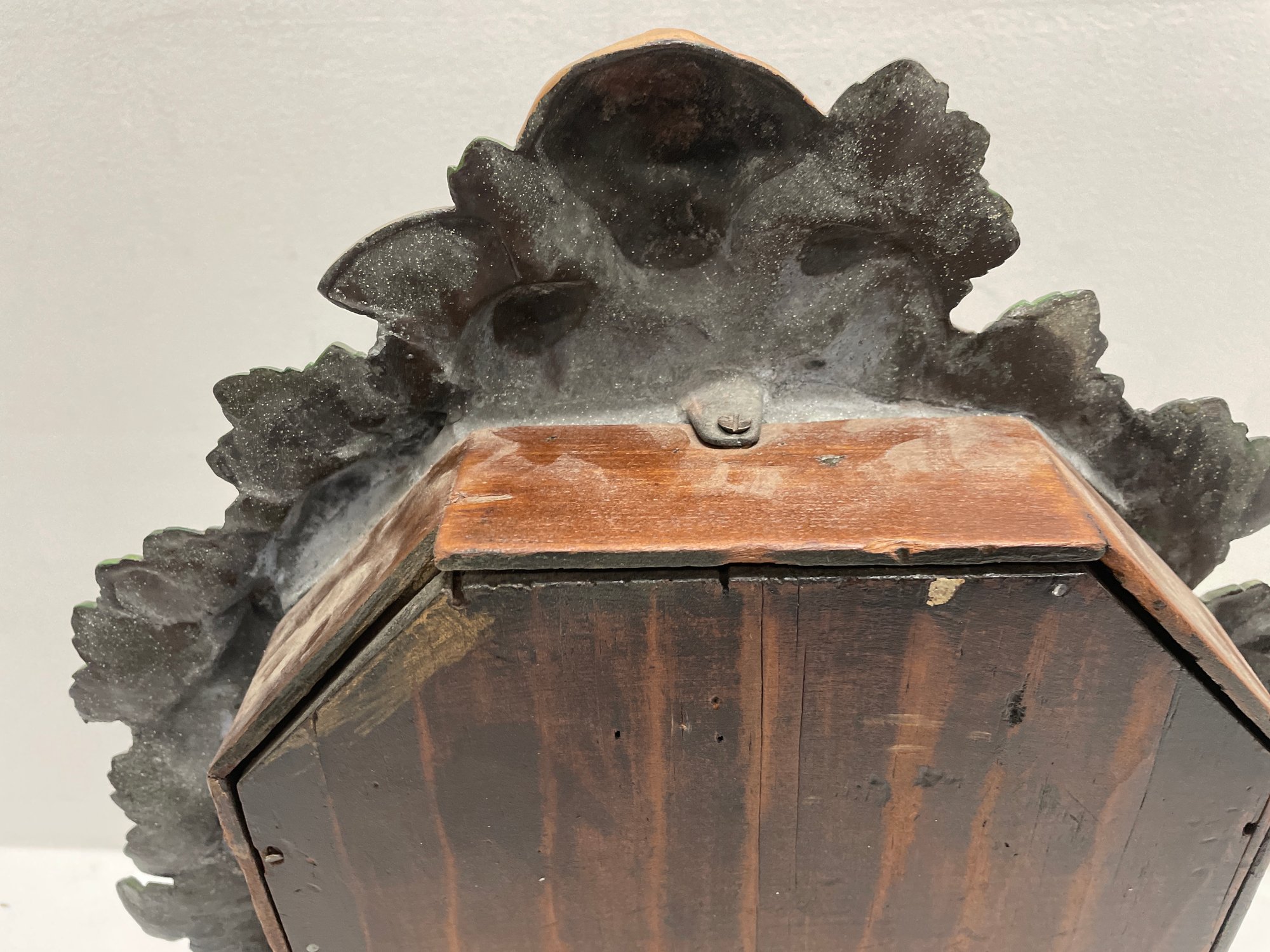 Antique N Muller 1856 Patent Cast Metal Shelf Clock With Cherubs ...