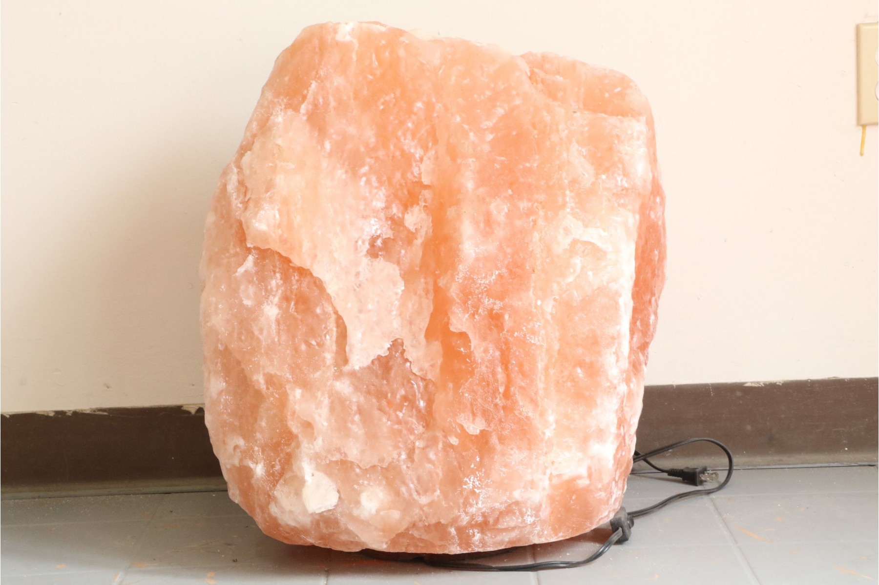 Large 138 Pound Himalayan Salt Rock With Light Over 500.00 When ...