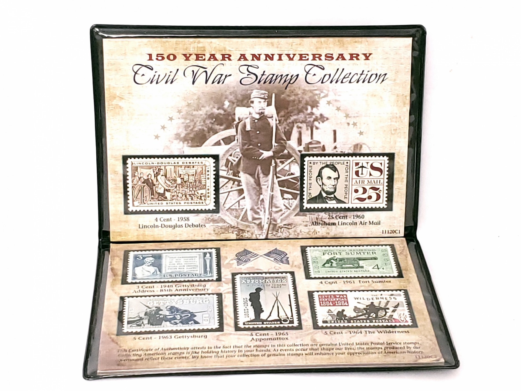 150 Year Commemorative Civil War Stamp Collection #99812 | Auctionninja.com