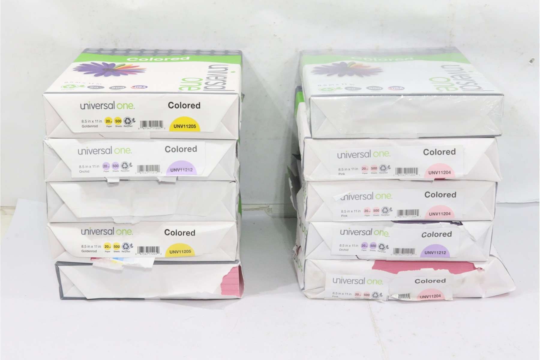 10 Reams Of Universal One Colored Paper, 92 Brightness, 8-1/2 X 11 ...