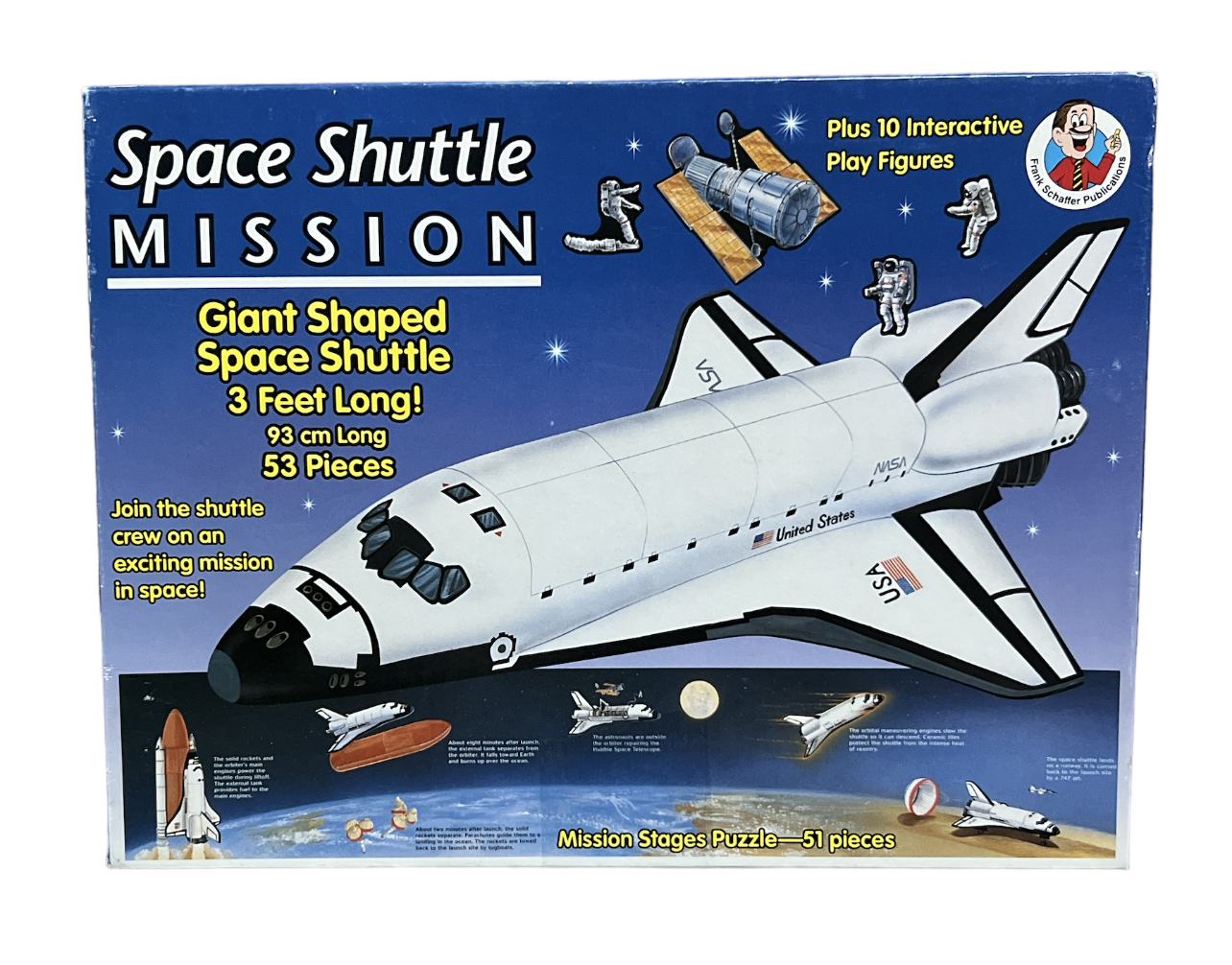 Space Shuttle Mission Giant Shaped Space Shuttle Puzzle #2560 ...