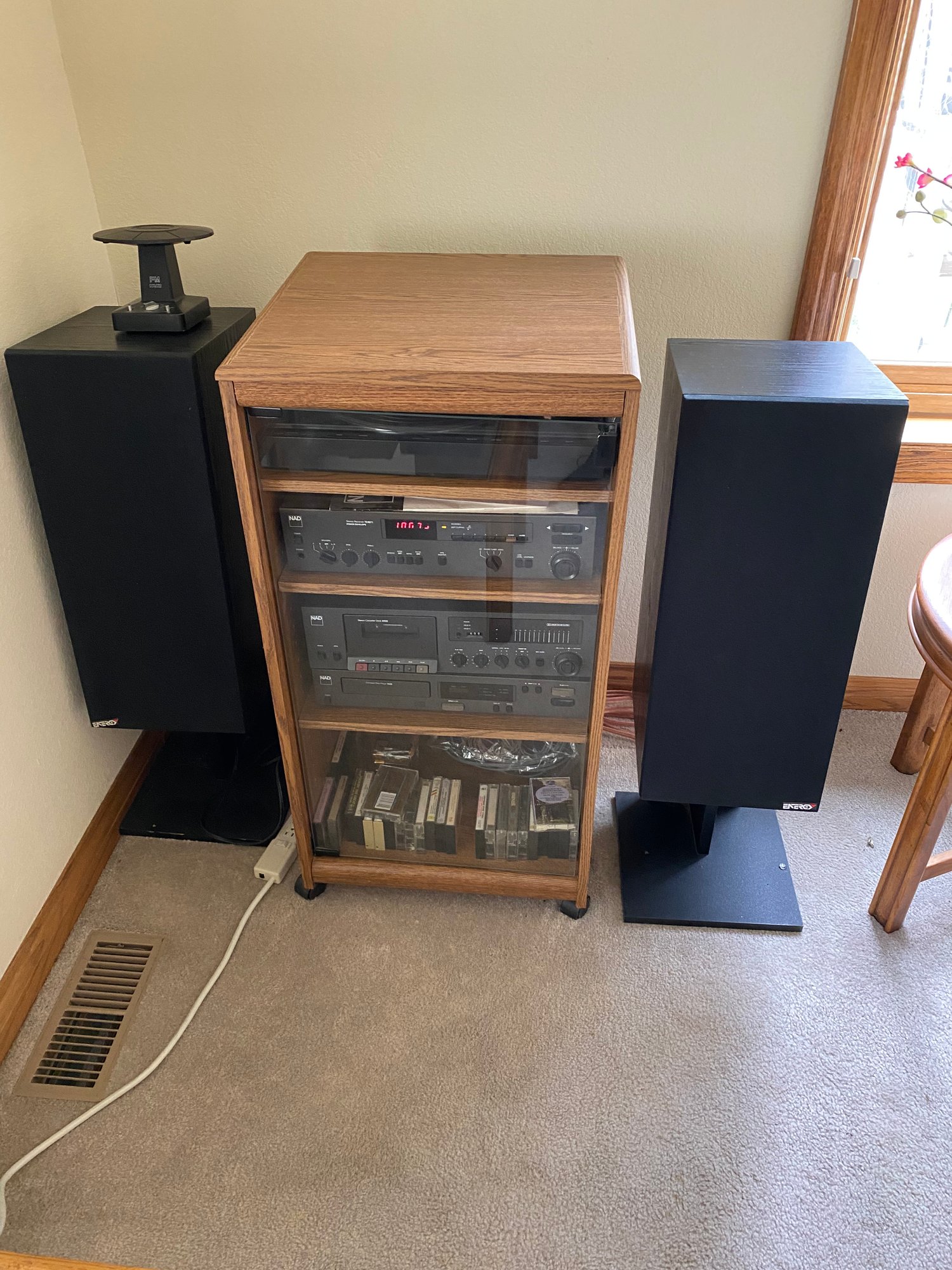 NAD Stereo System And Danon Turntable And 2 Energy Floor Speakers #7762 ...
