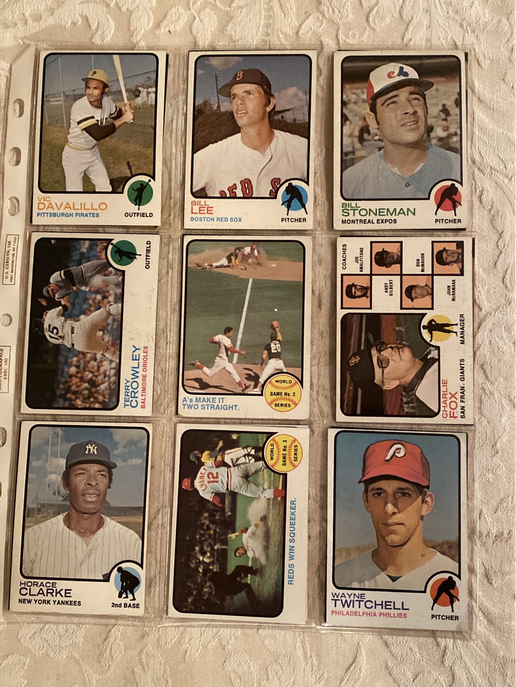 1973 Topps Baseball Card Lot Of 18 #9159 | Auctionninja.com