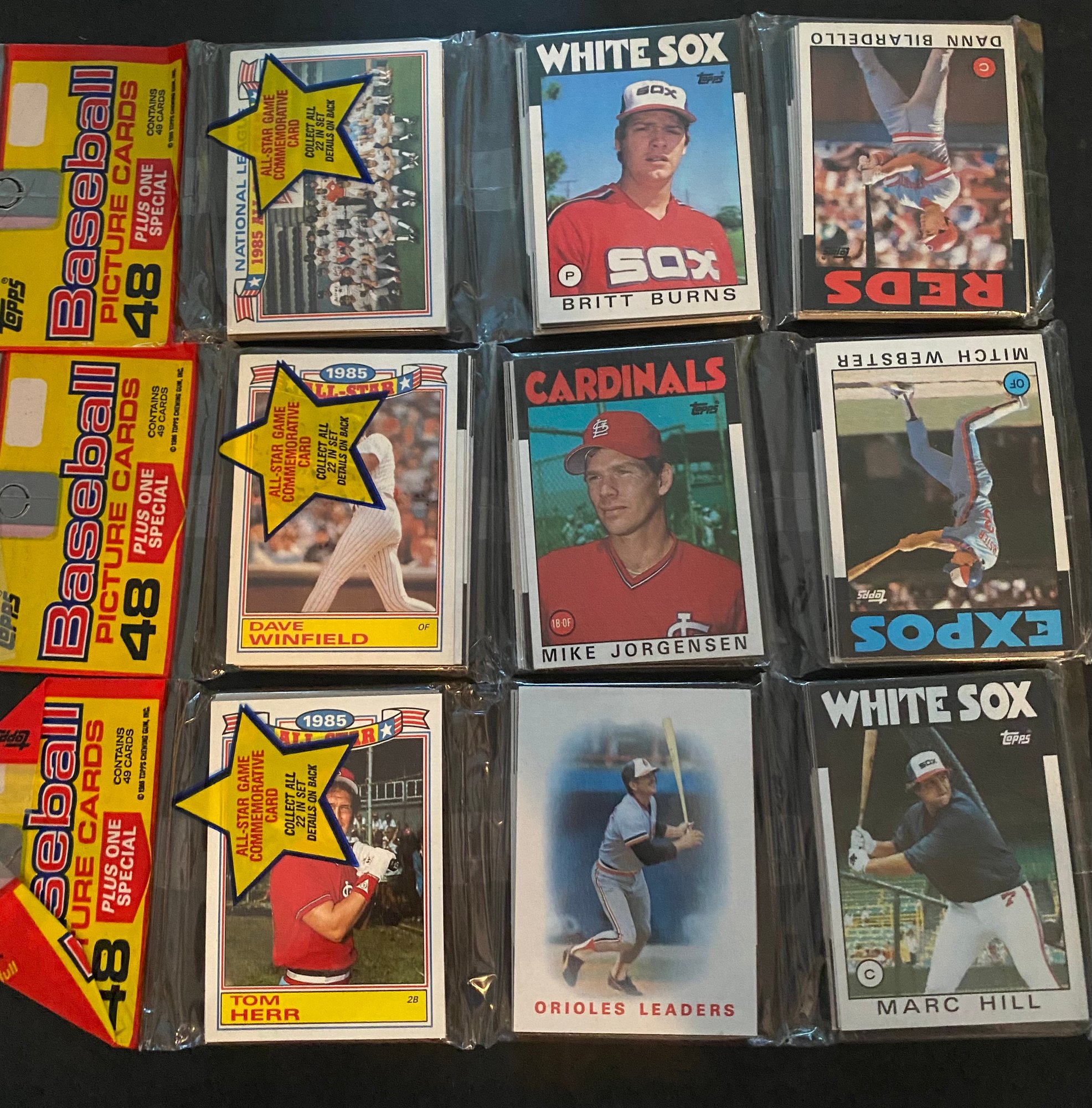 1986 Topps Baseball Rack Pack Lot Of 3 #20809 | Auctionninja.com