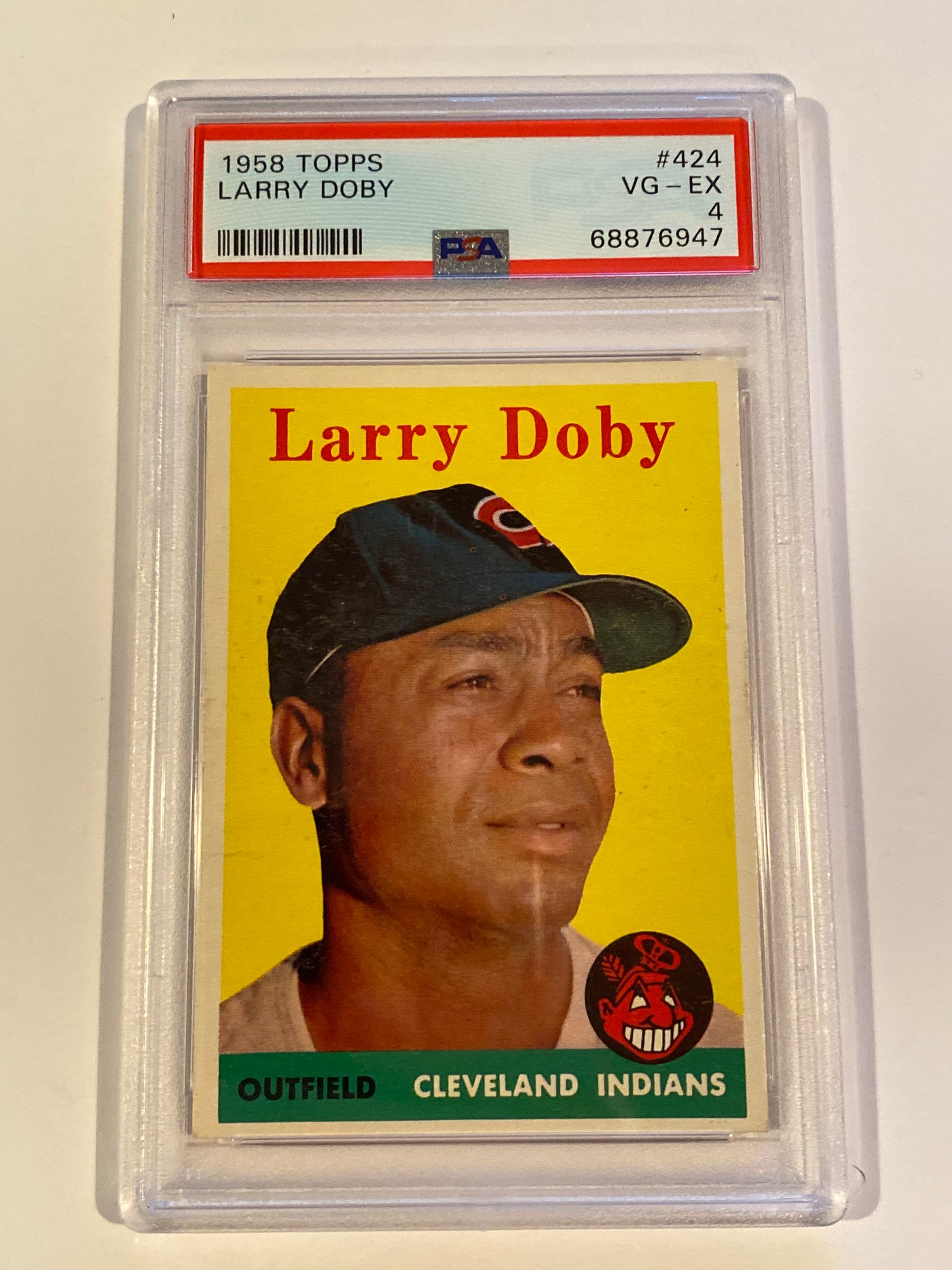 1958 Topps Baseball Card Larry Doby PSA 4 #14988 | Auctionninja.com