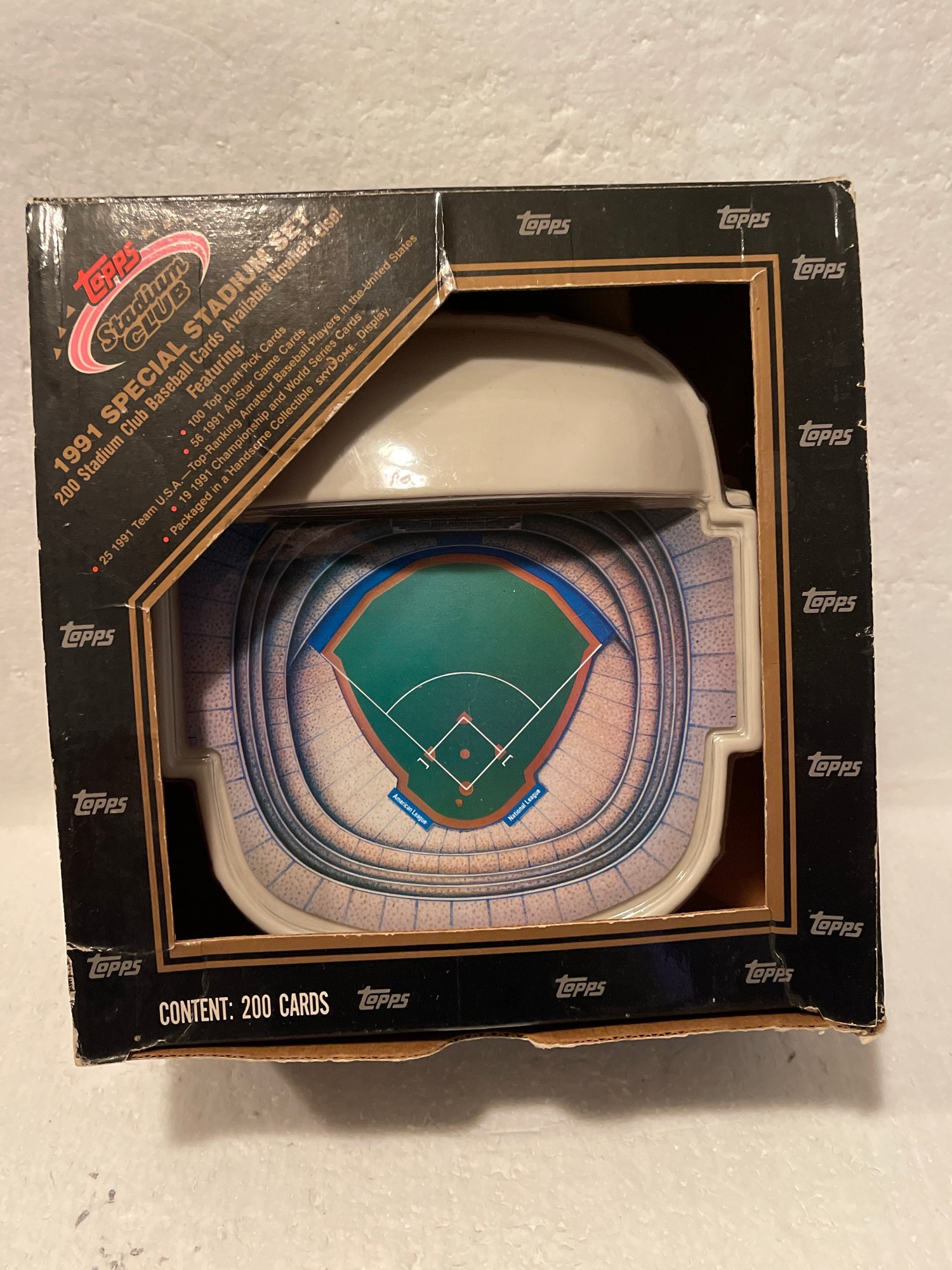 Topps Stadium Club 1991 Special Stadium Card And Dome Set All Star Game ...