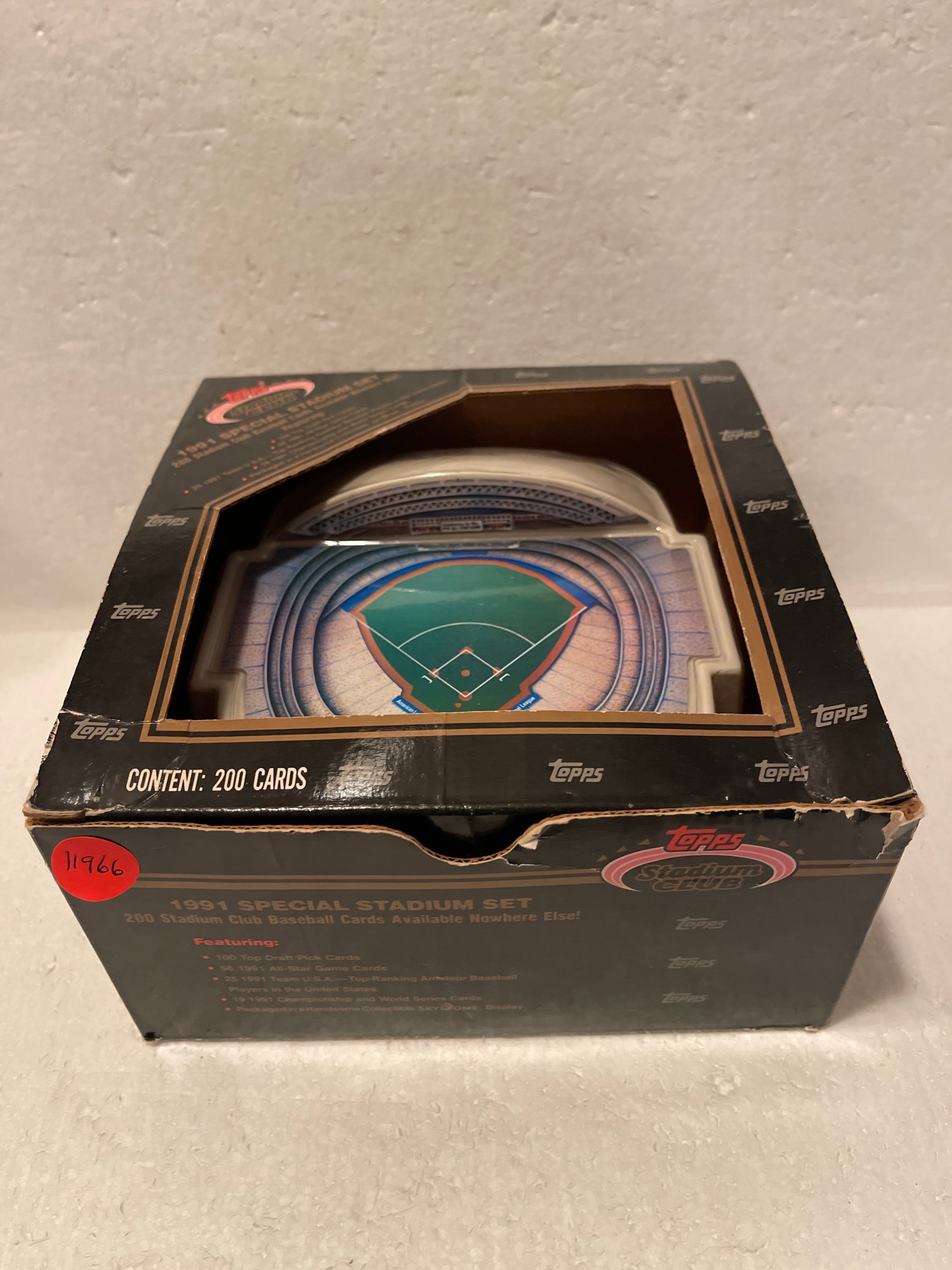Topps Stadium Club 1991 Special Stadium Card And Dome Set All Star Game ...