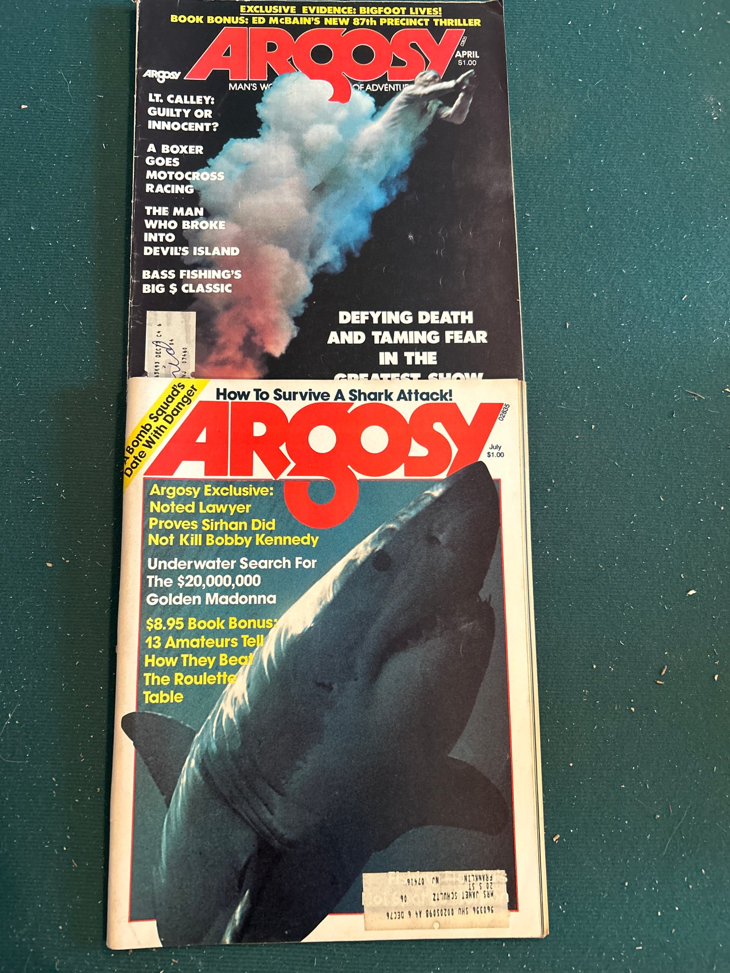Vintage 1970s Argosy Magazines Lot Of (2) #16126 | Auctionninja.com