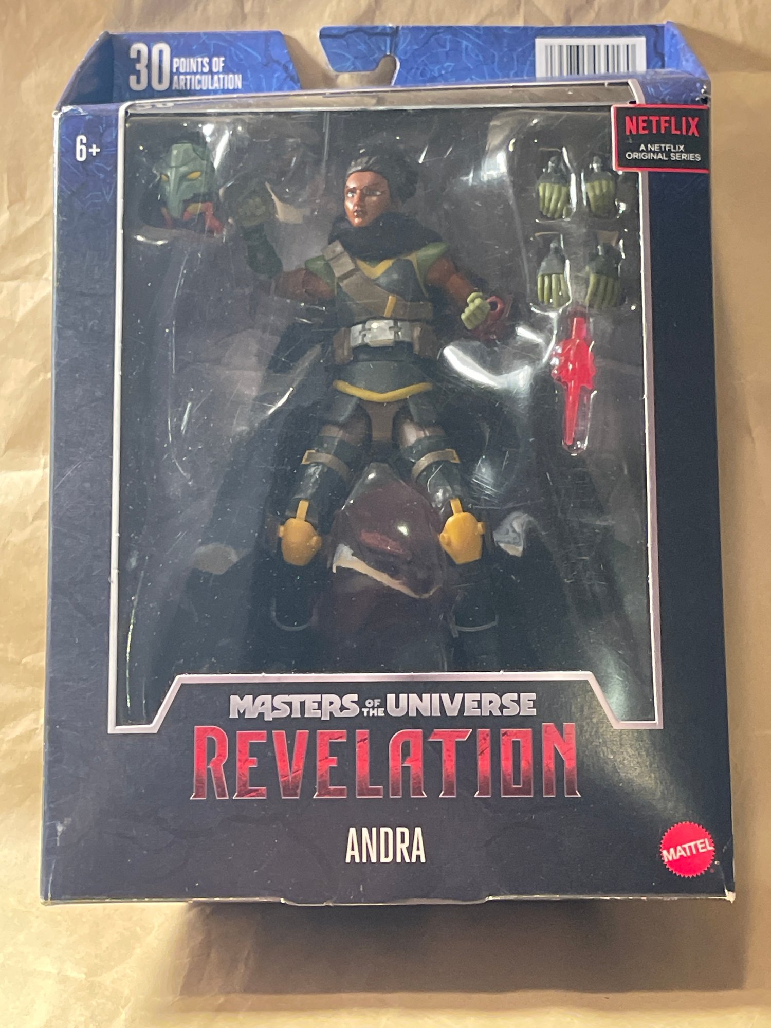 Masters Of The Universe Masterverse Revelation Andra Action Figure ...