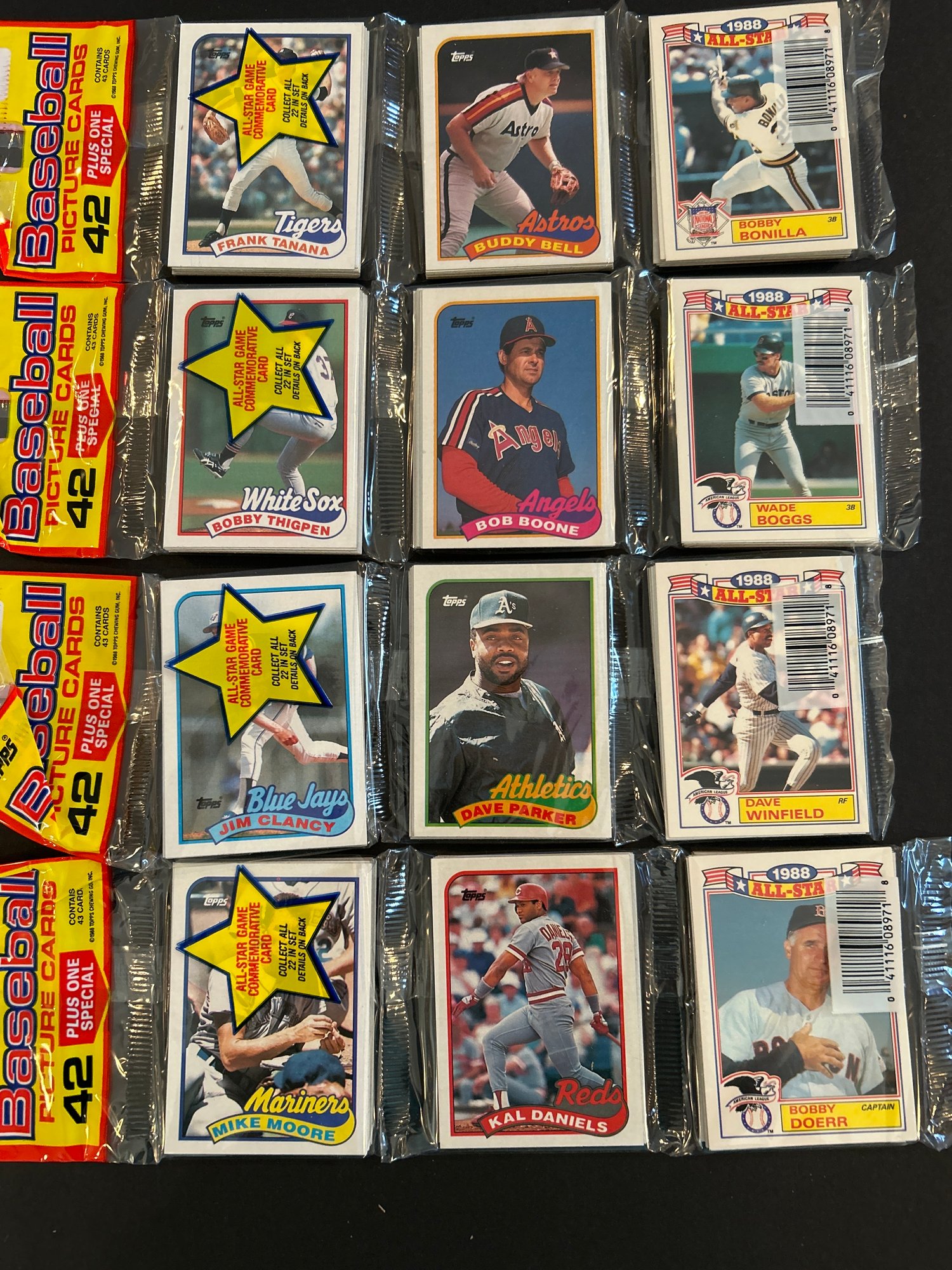 1989 Topps Rak Pack Lot Of (4) #16705 | Auctionninja.com