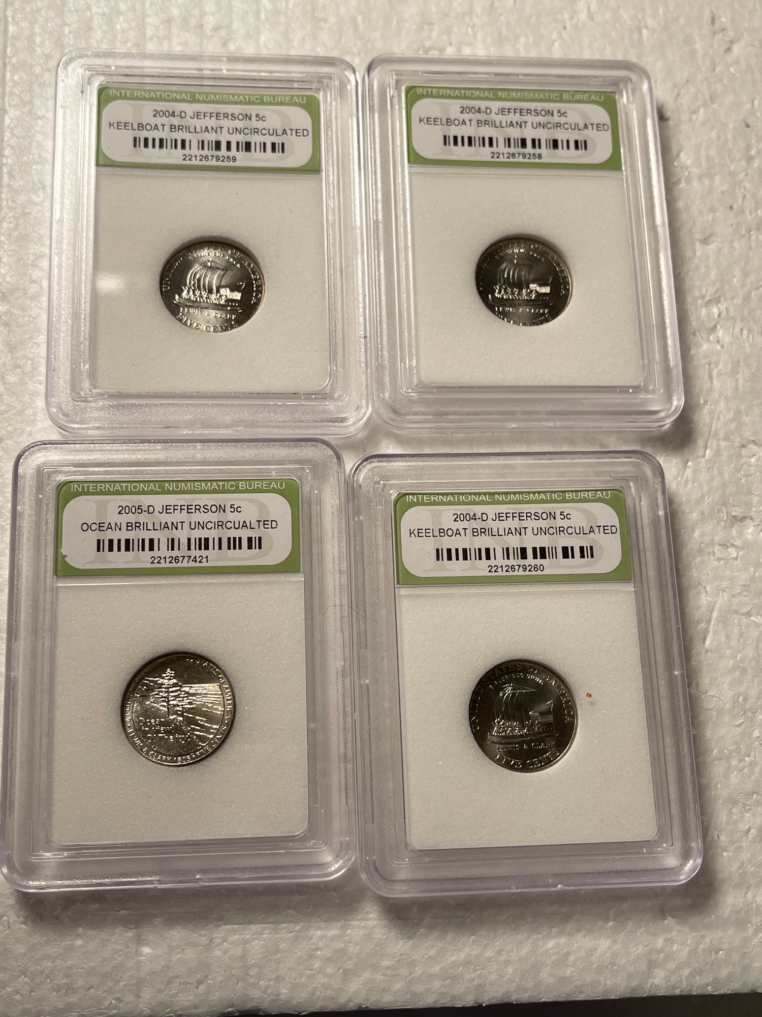 Encapsulated Nickels - 4 #17260 | Auctionninja.com