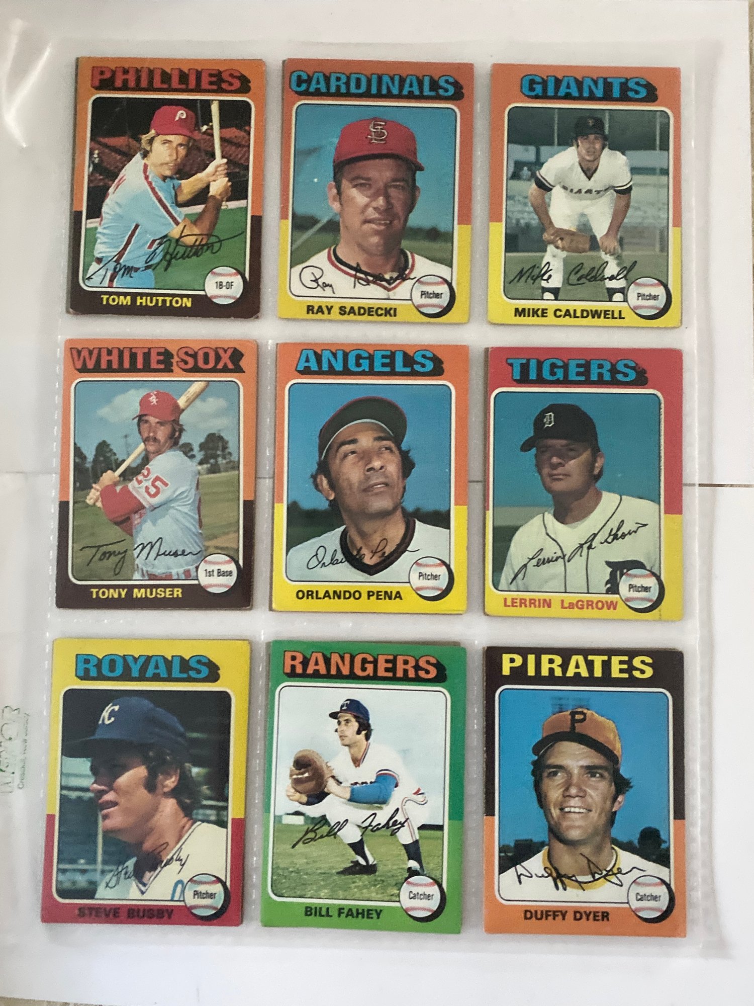 1975 Topps Baseball Card Lot Of 18 #17730 | Auctionninja.com