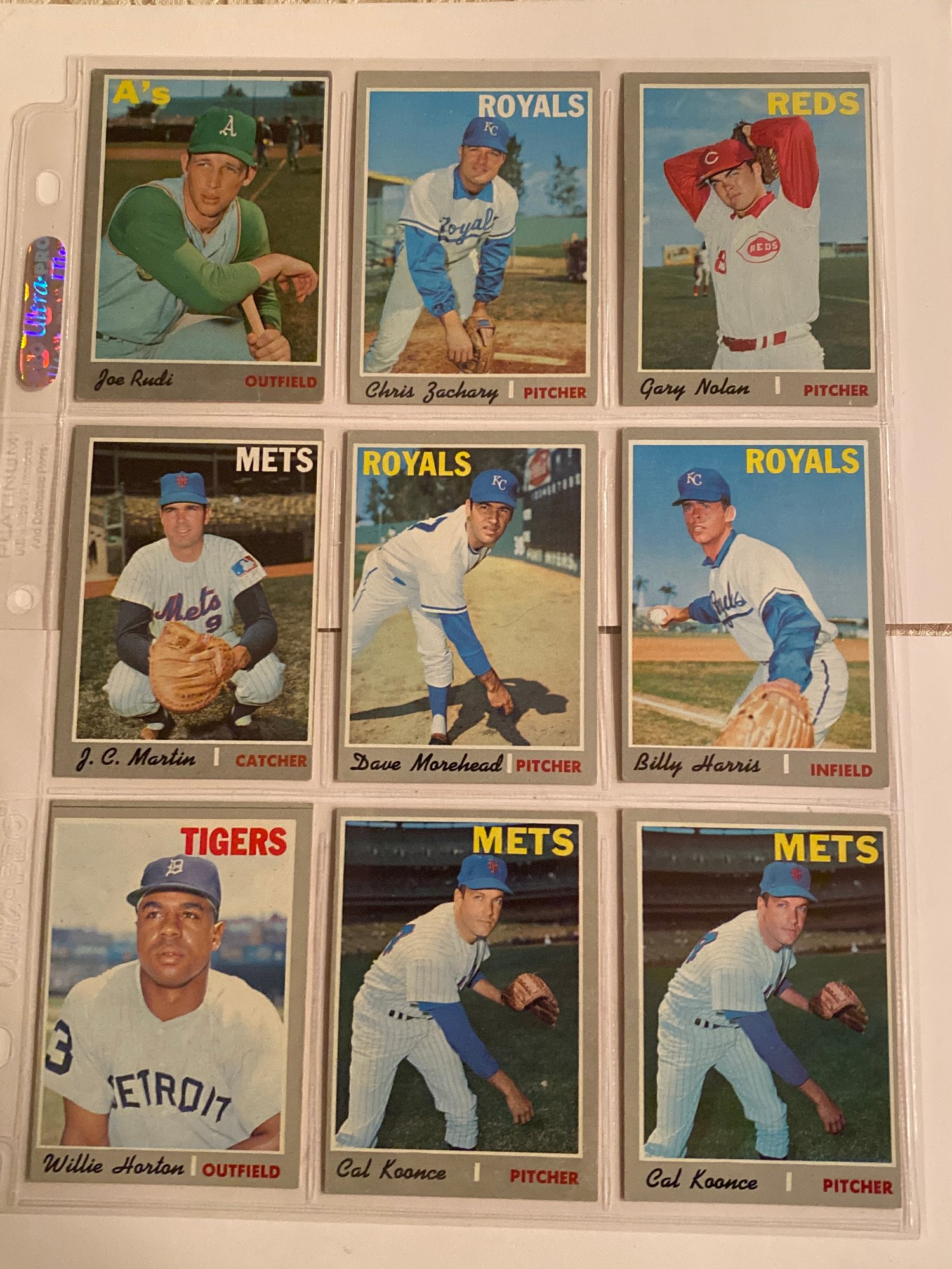 1970 Topps Baseball Card Lot Of 9 #18147 | Auctionninja.com