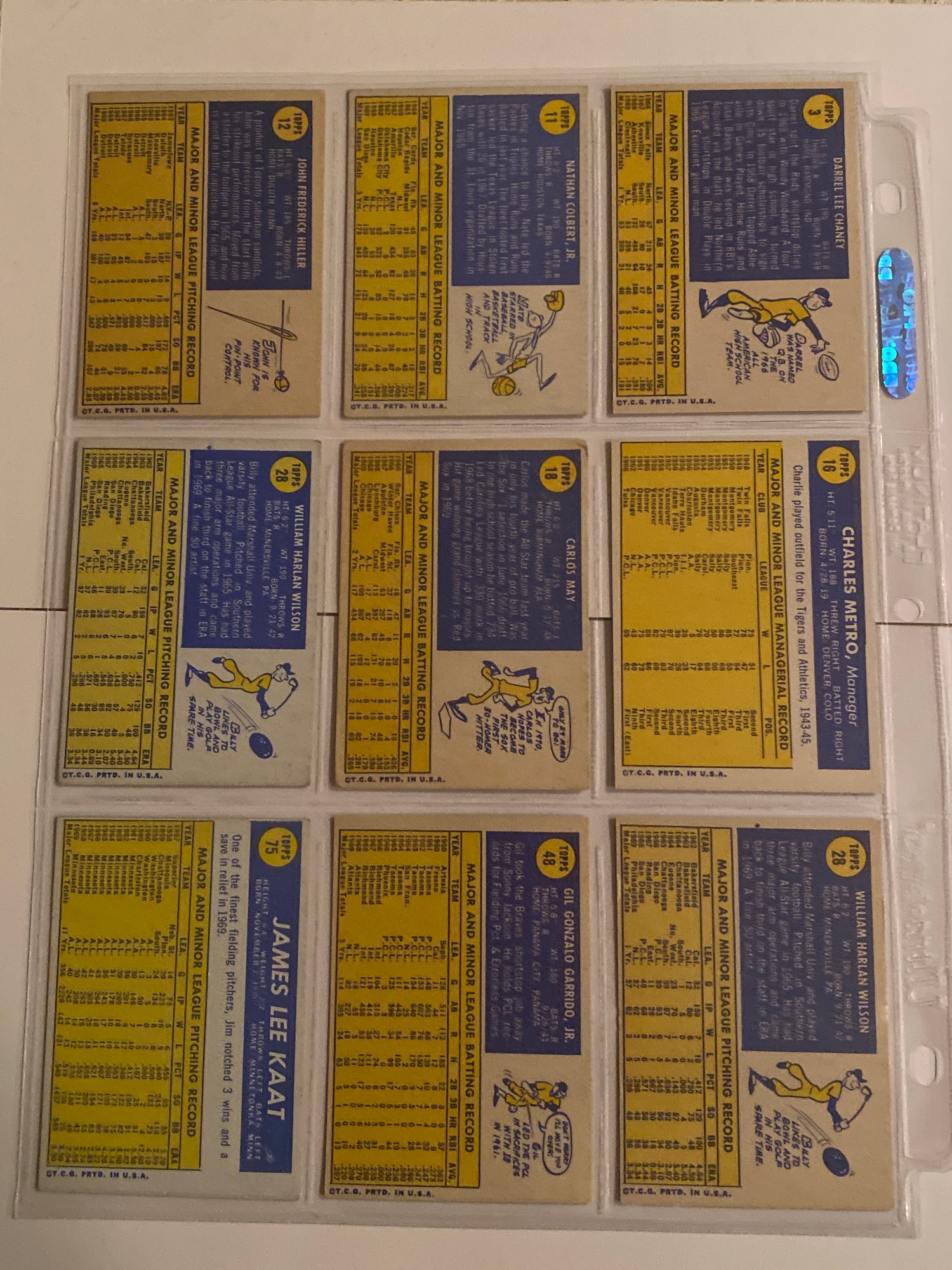1970 Topps Baseball Card Lot Of 9 #18151 | Auctionninja.com