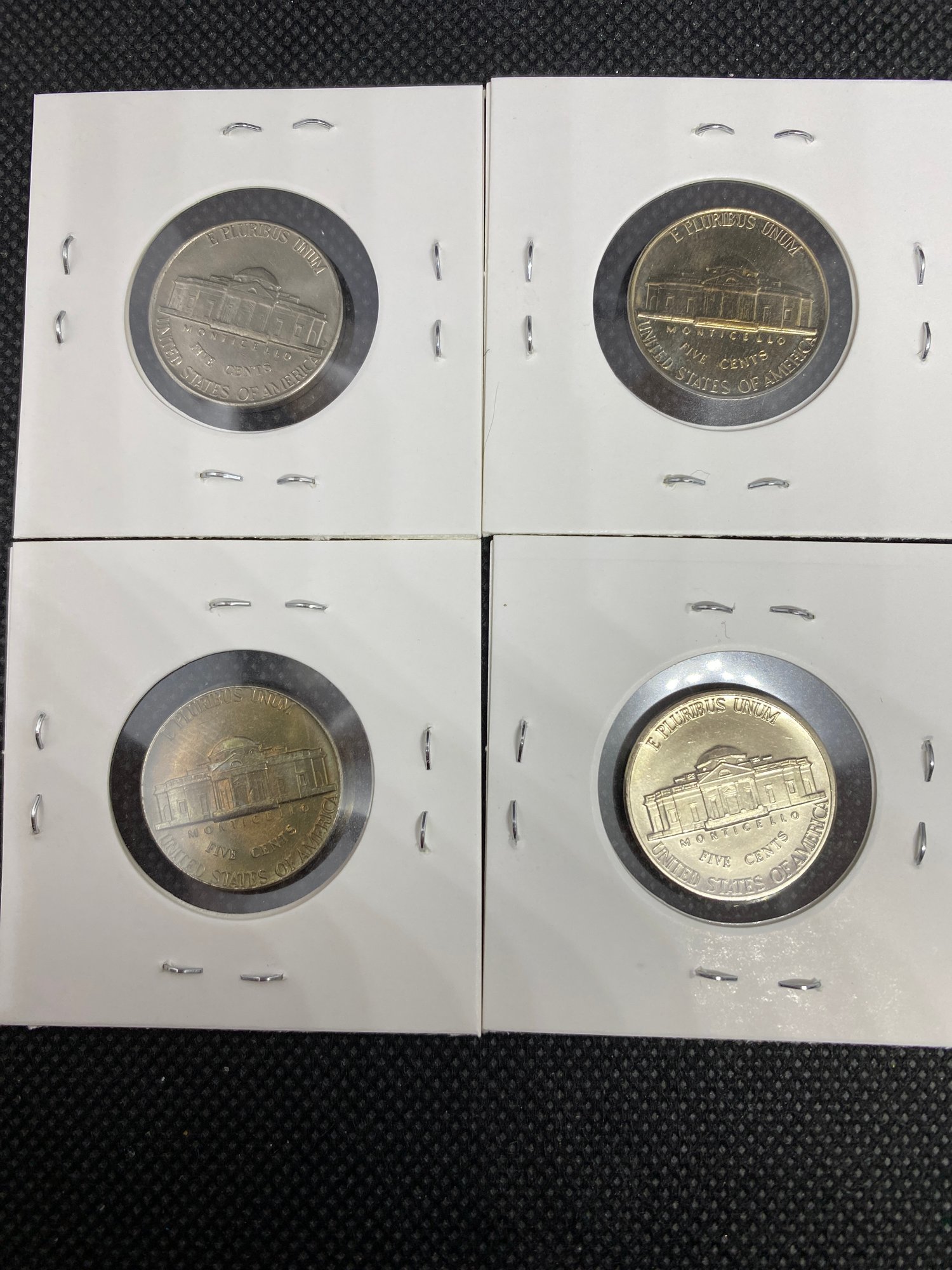 Jefferson Nickel Uncirculated Coin Lot Of 4 #18305 | Auctionninja.com