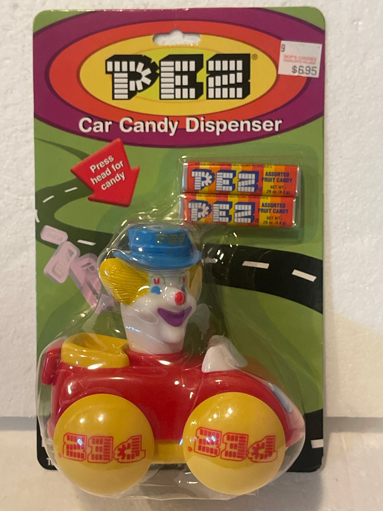 1999 Peter The Clown Pez Car Candy Dispenser Unopened Original Package ...