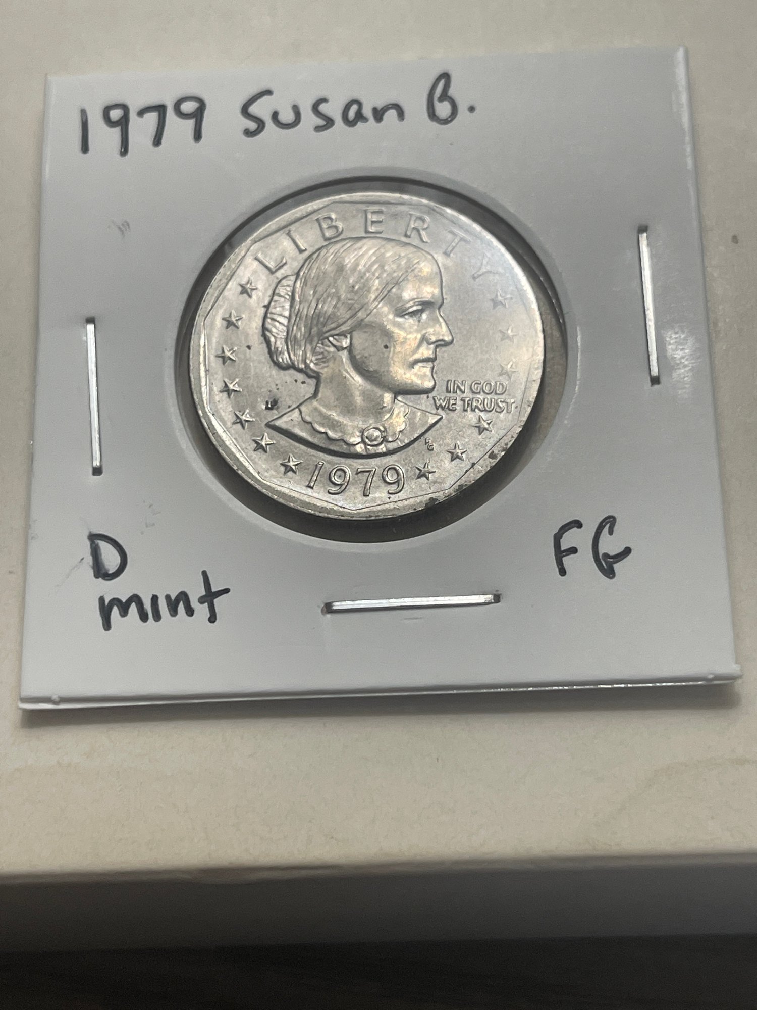 1979 Susan B Anthony D Denver FG - Frank Gasparro ONE DOLLAR U.S. Coin ...
