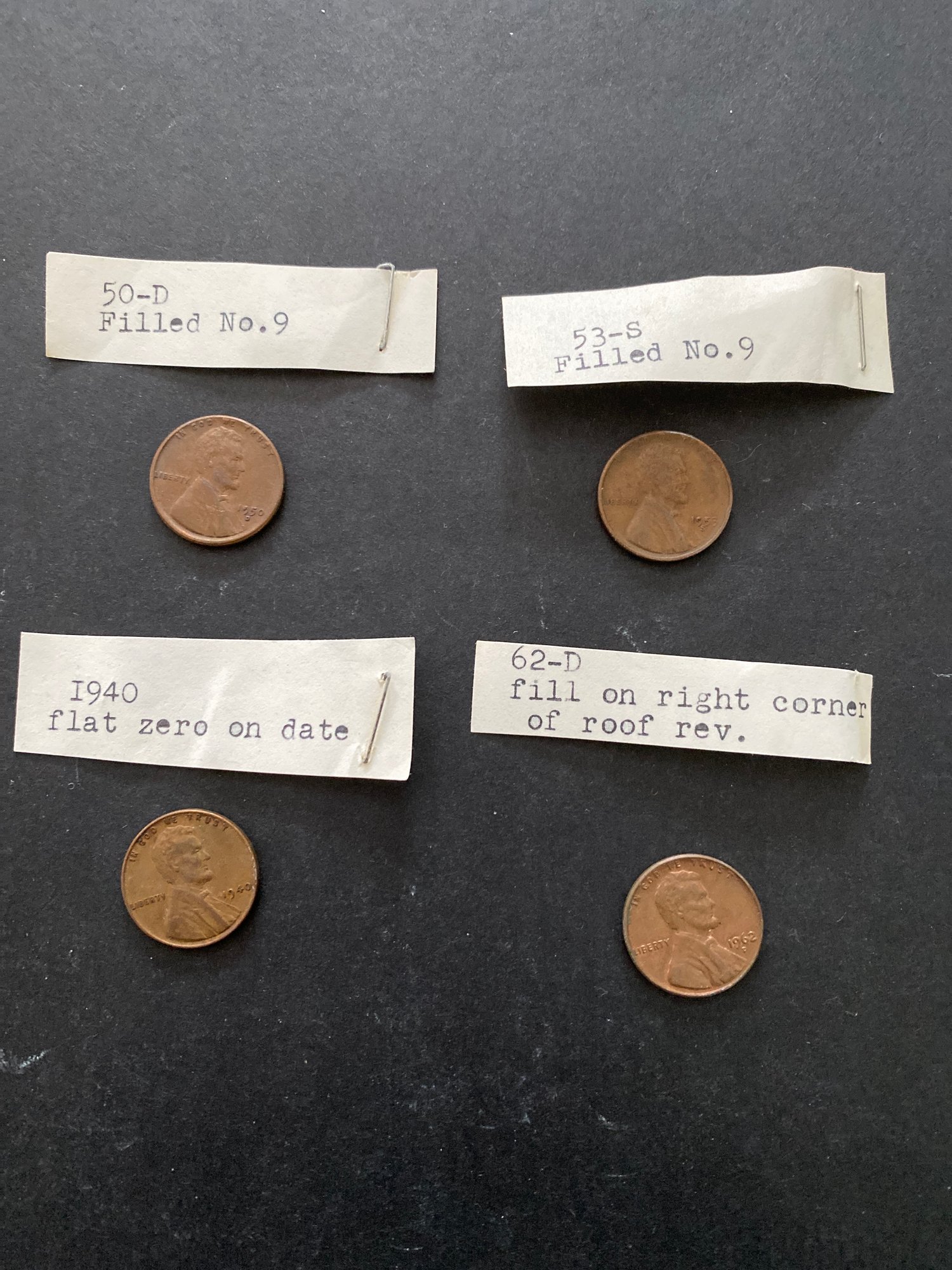 Error Penny Lot Of 4 #22366 | Auctionninja.com
