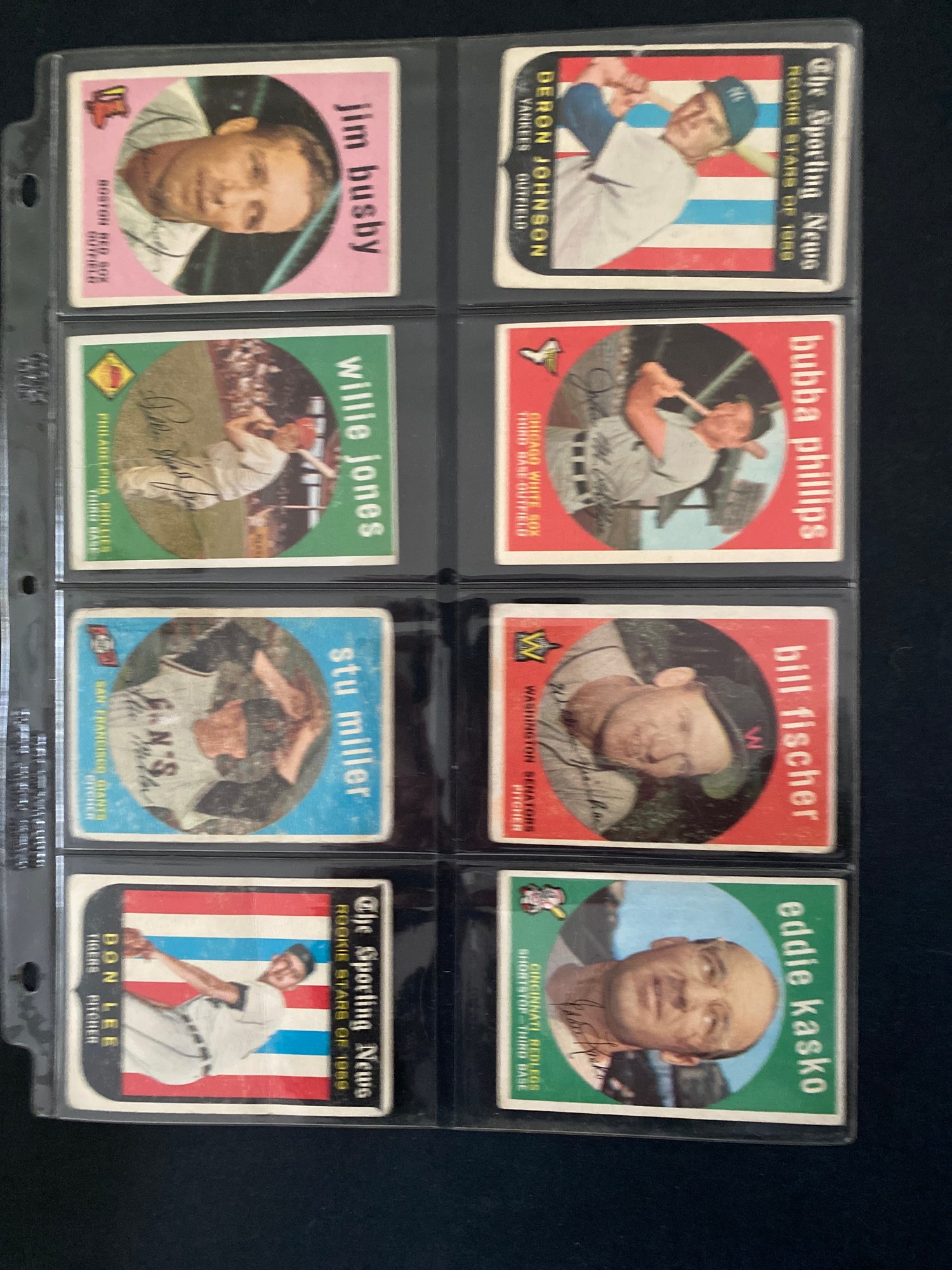 1959 Topps Baseball Card Lot Of 8 #22808 | Auctionninja.com