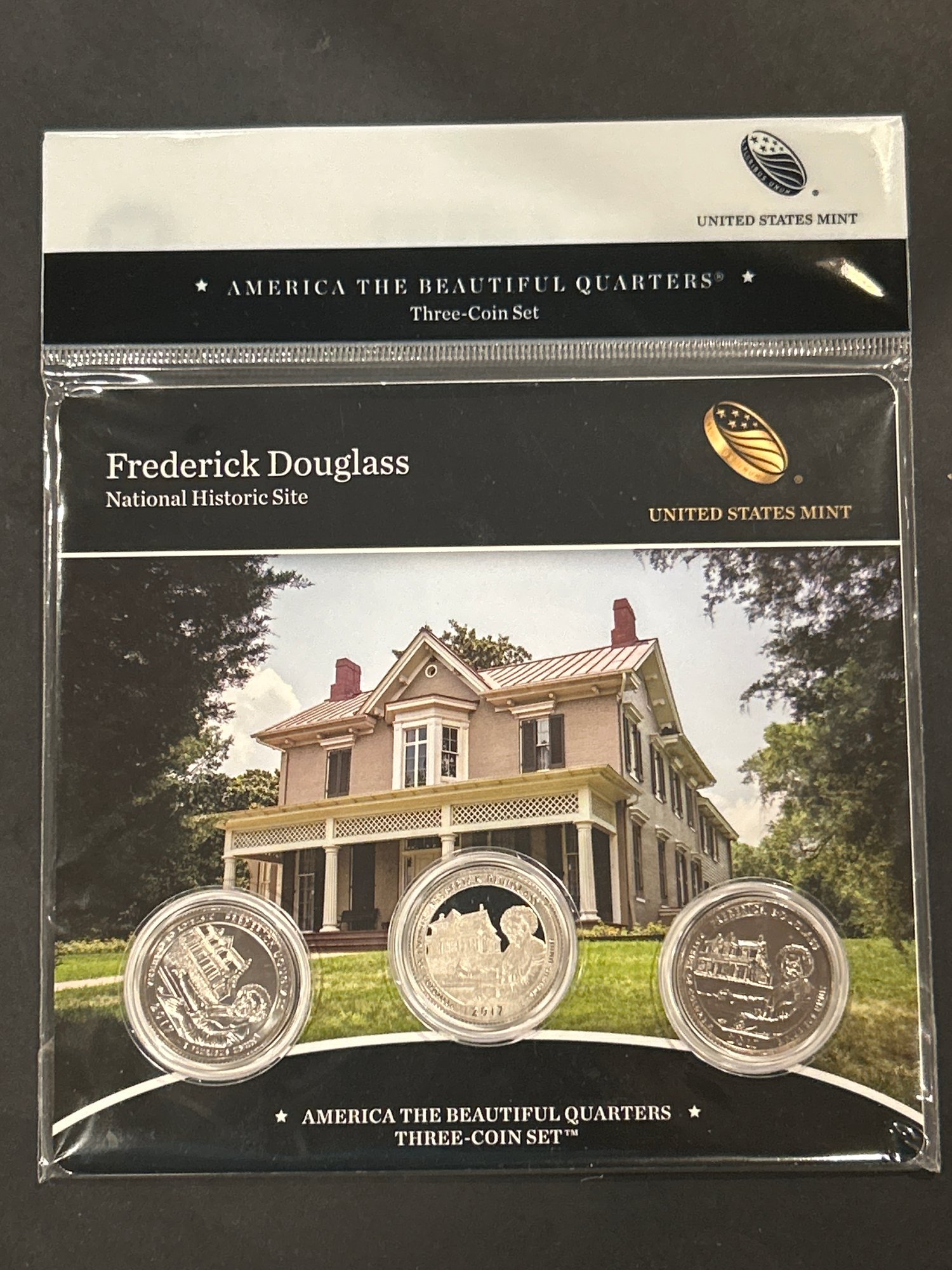 America The Beuatiful Quarters Three Coin Set #23116 | Auctionninja.com