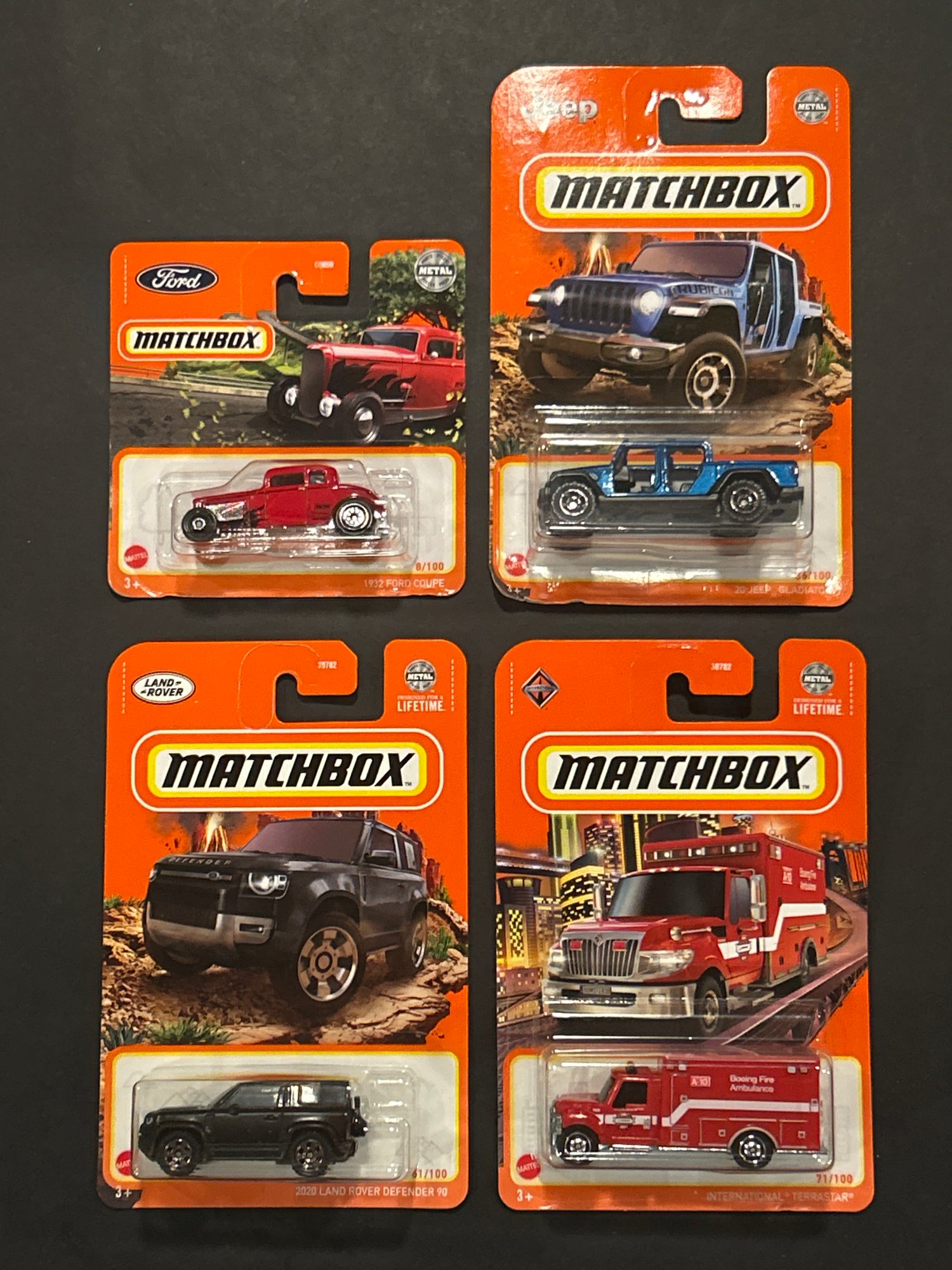 Matchbox Lot Of (4) Cars In Original Packaging #23201 | Auctionninja.com