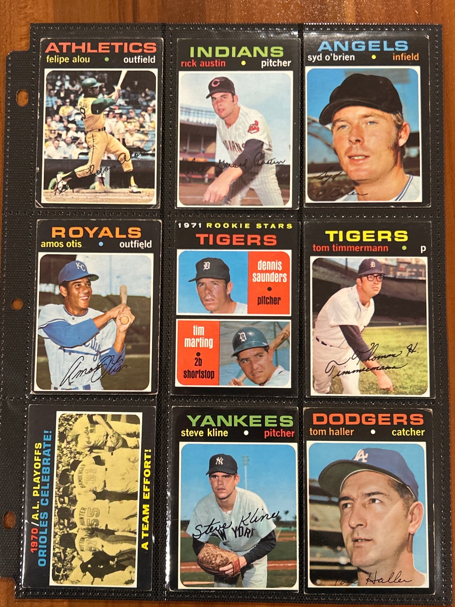 1971 Topps Lot Of (18) Assorted Baseball Cards #23384 | Auctionninja.com