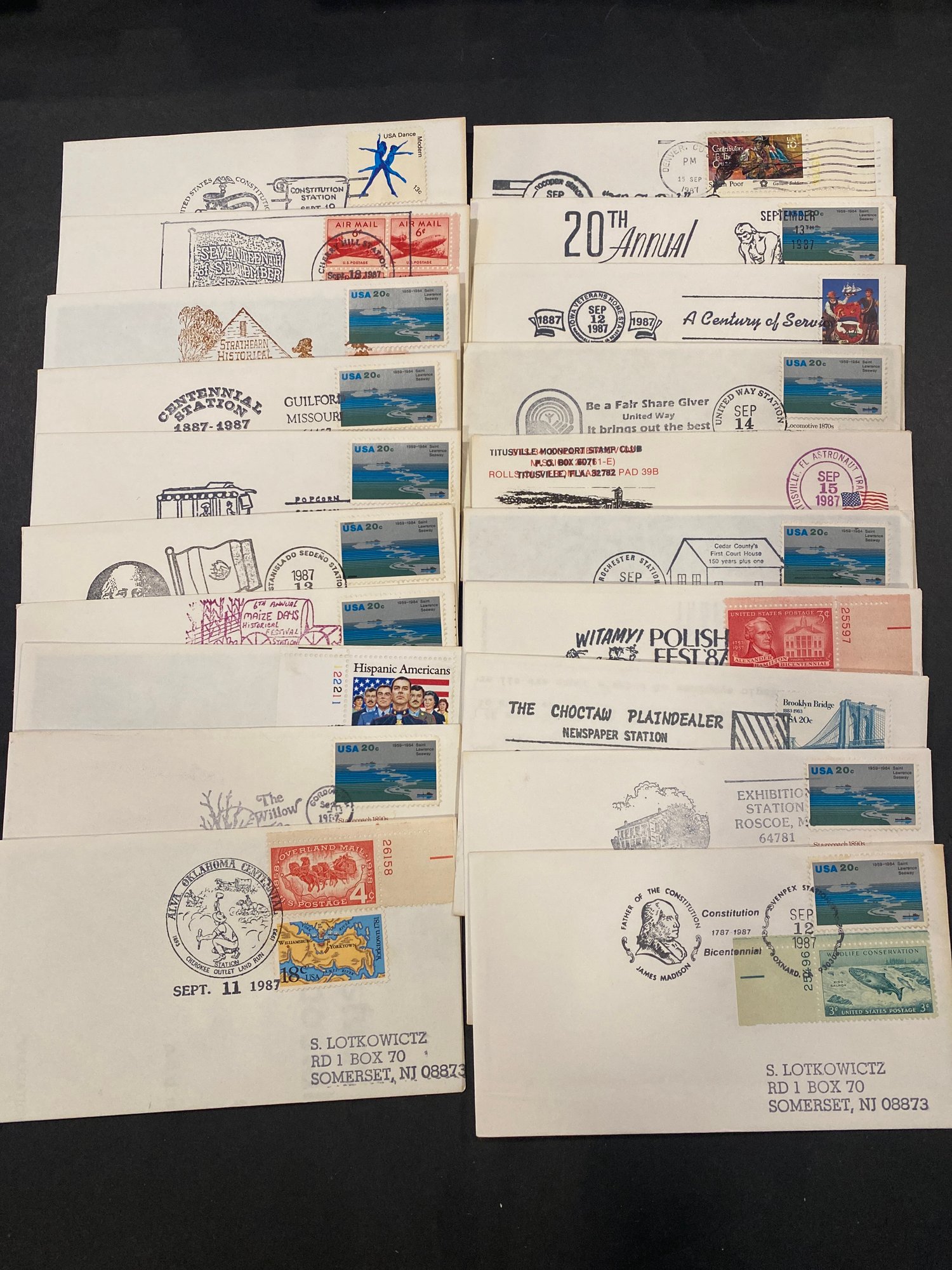 Envelope Cache Lot Of 20 #23591 | Auctionninja.com