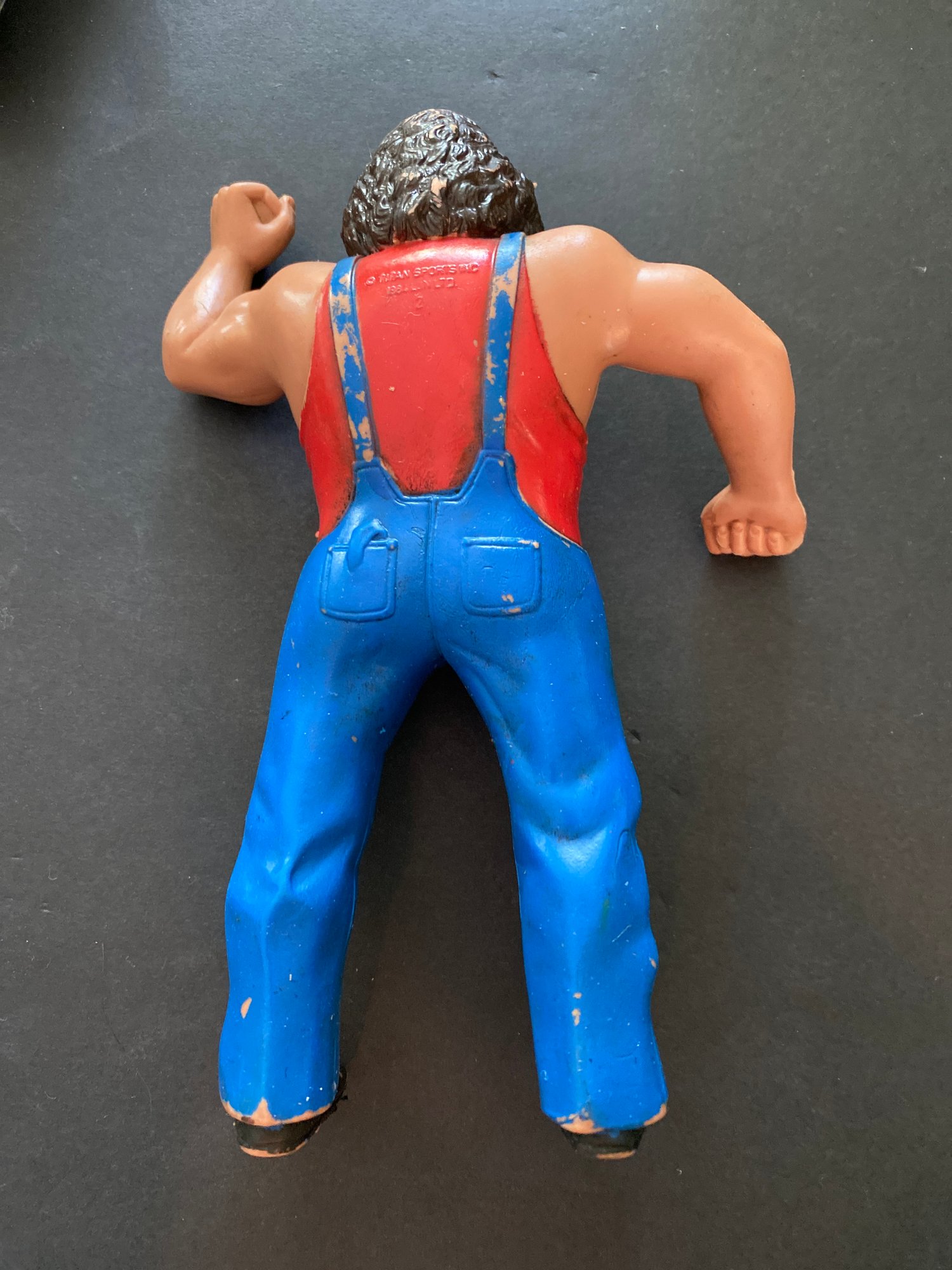 WWF Hillbilly Jim 1984 LJN Wrestling Wrestler Action Figure TITAN TOYS ...