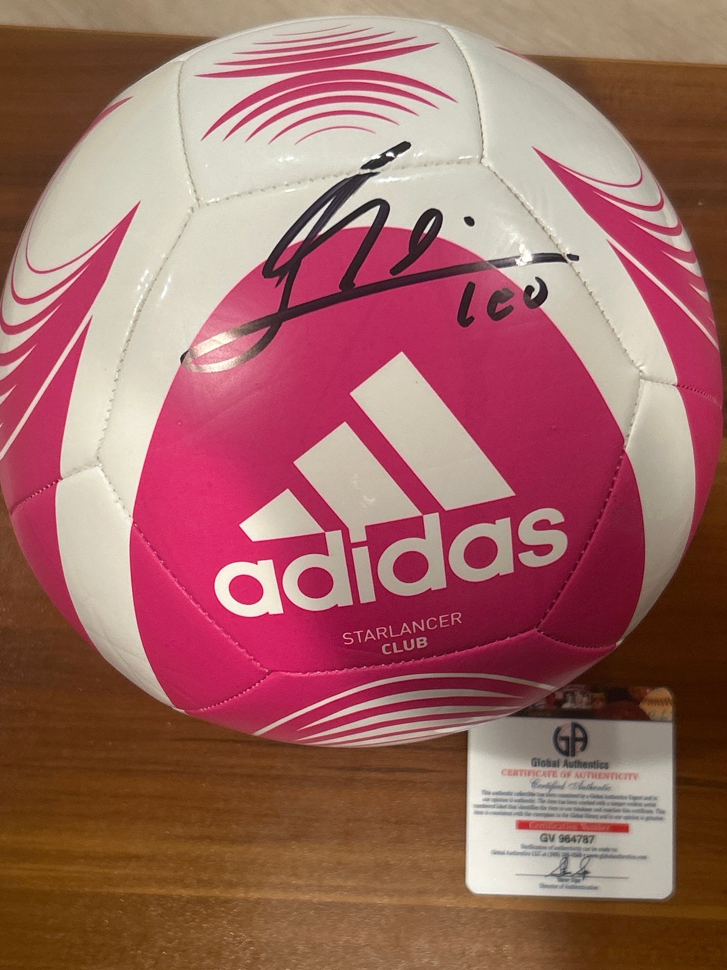 Lionel Messi Autographed Soccer Ball With COA #25879 | Auctionninja.com