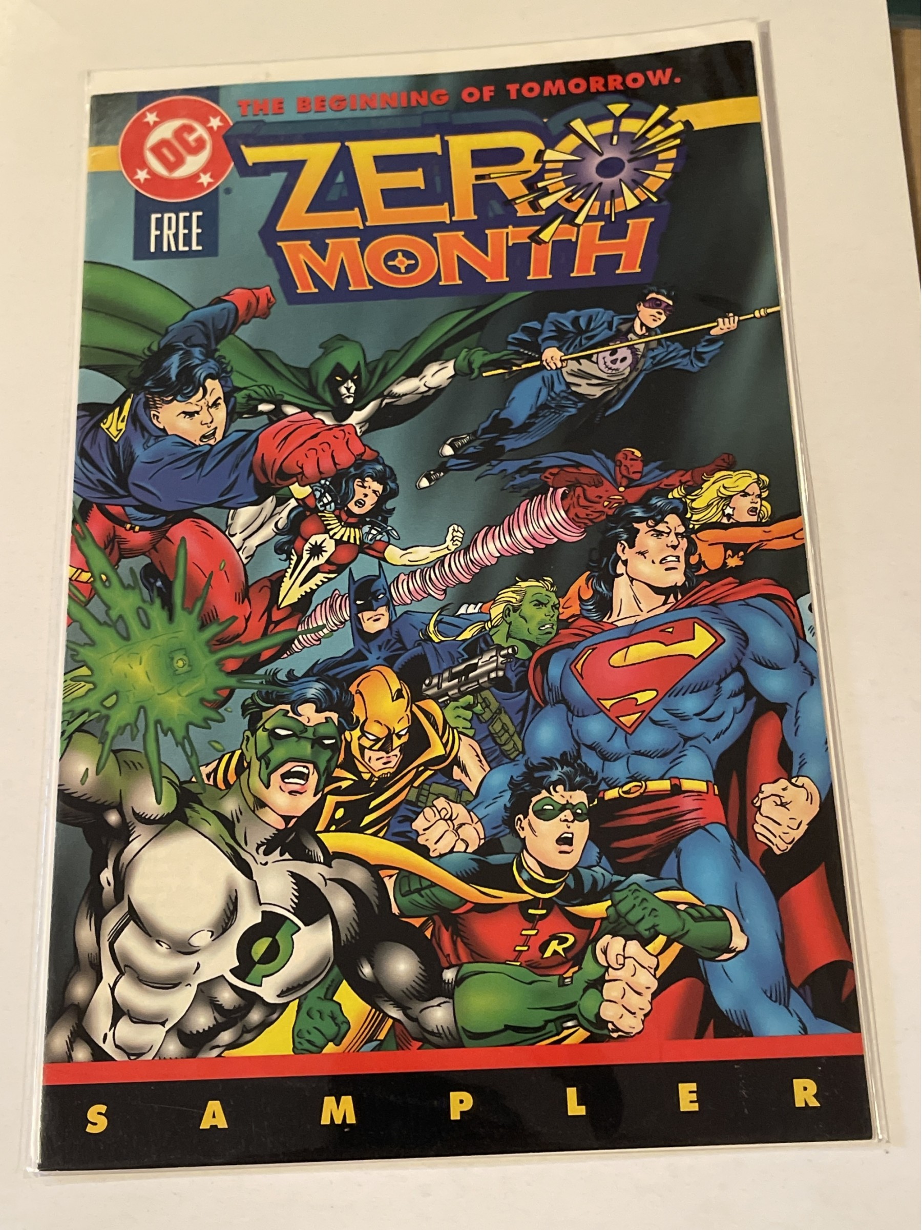 DC Comics Zero Month 1994 Free Promo The Beginning Of Tomorrow #7192 ...