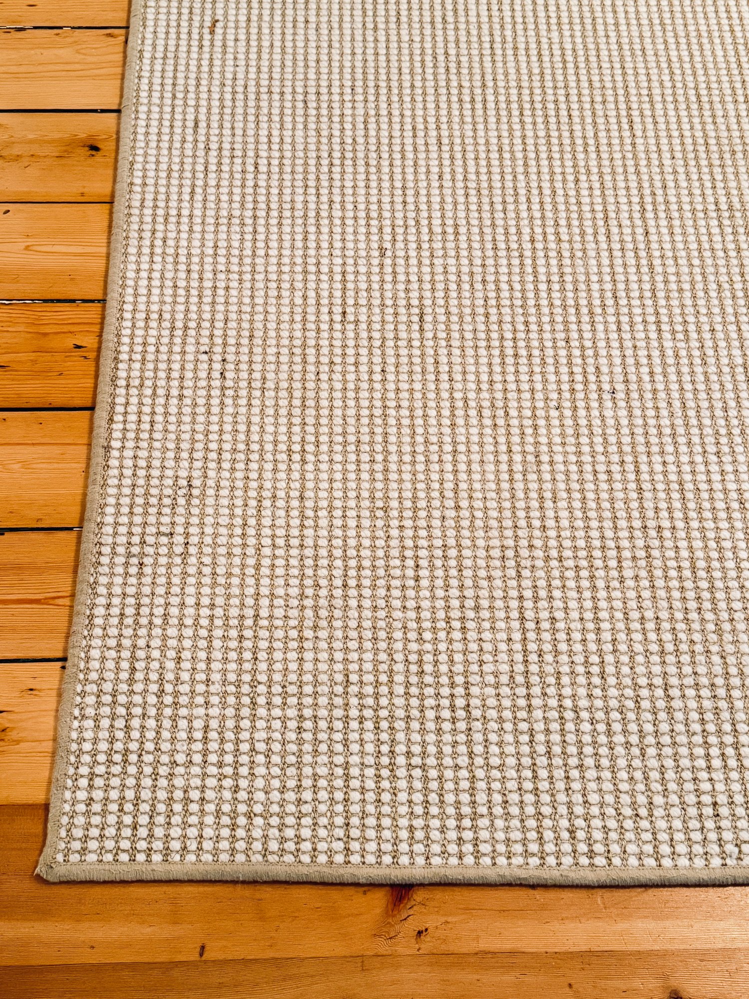Tan And Cream Dash And Albert Jute And Wool Area Rug #17024 ...