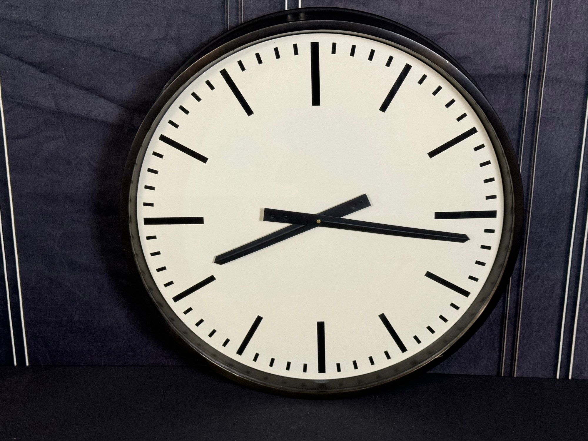 Restoration Hardware Classic Metal Analog Wall Clock - Rubbed Bronze ...