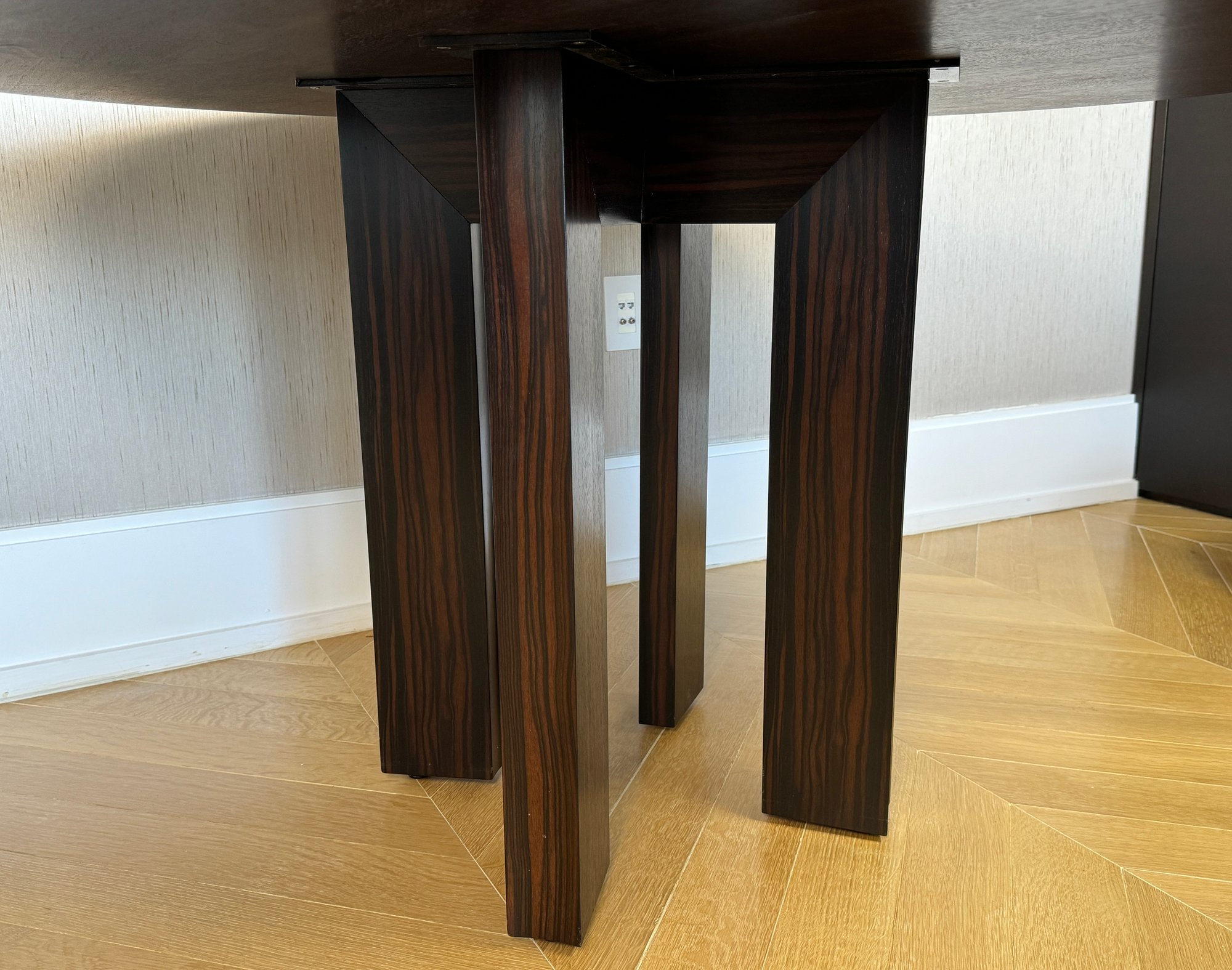 Troscan Design Furnishings Round Dining Table - Top Shows Signs Of Use ...