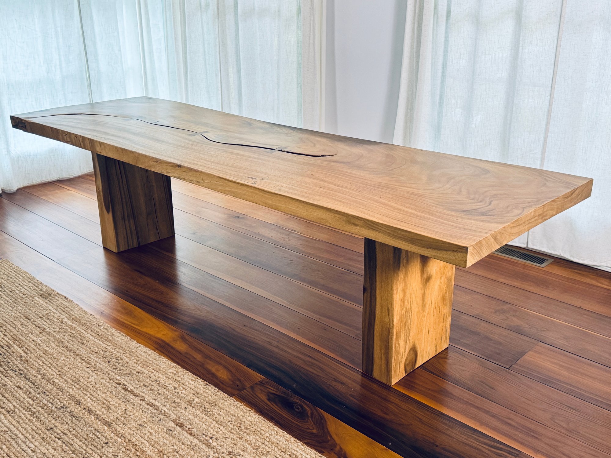 David Alan Collection Gorgeous Live Edge Dining Table With Tenons ...