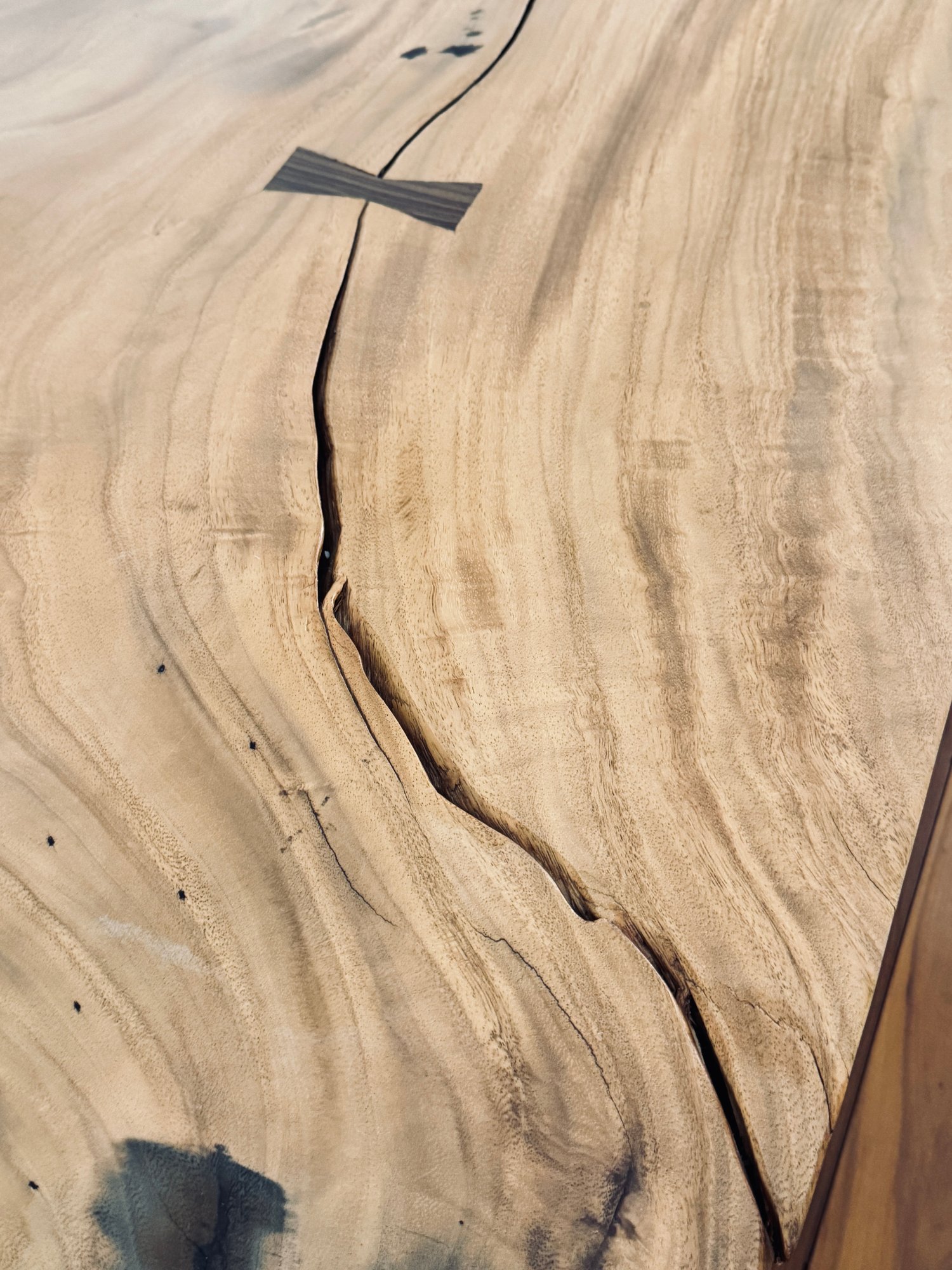 David Alan Collection Gorgeous Live Edge Dining Table With Tenons ...