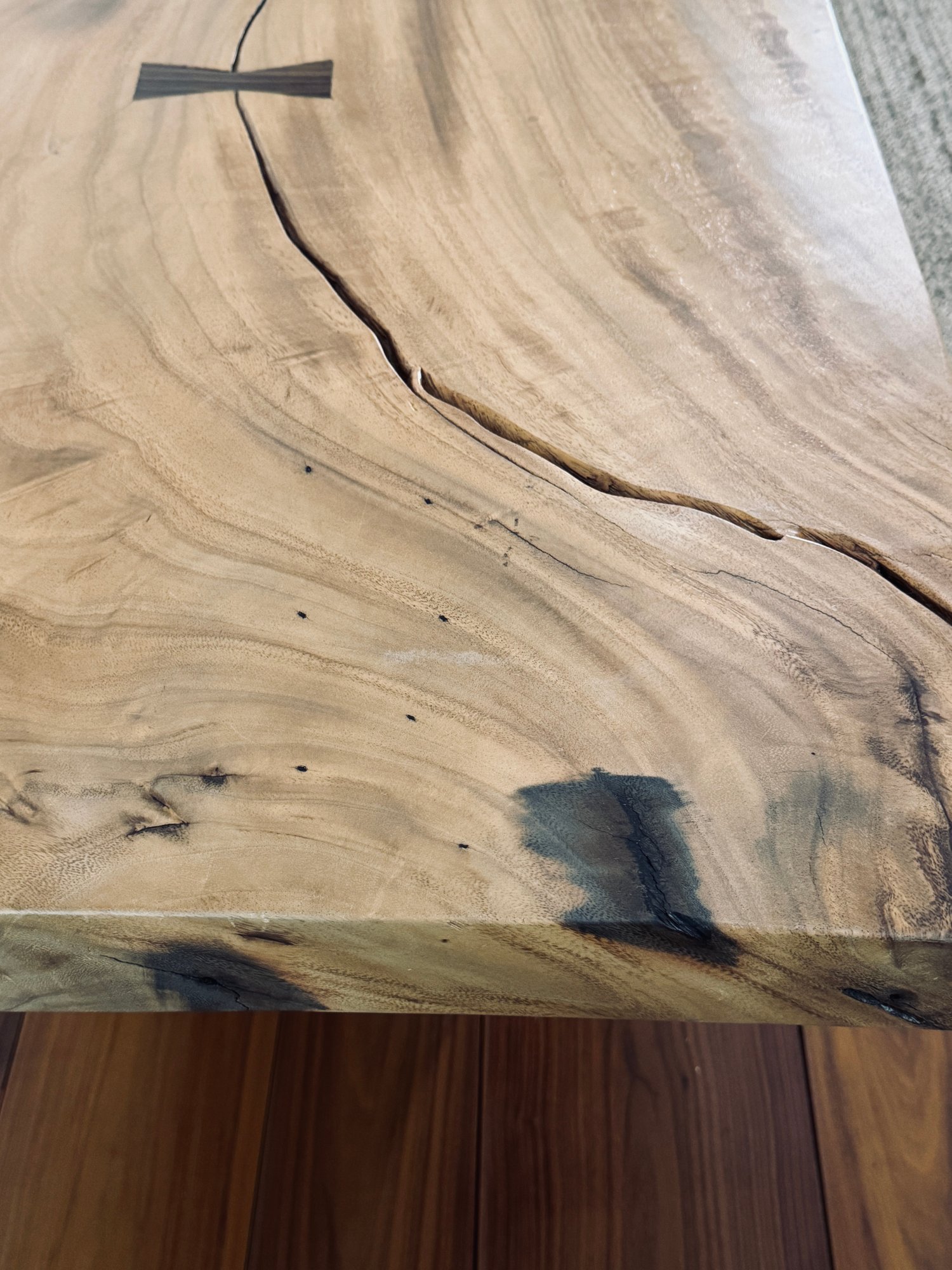 David Alan Collection Gorgeous Live Edge Dining Table With Tenons ...