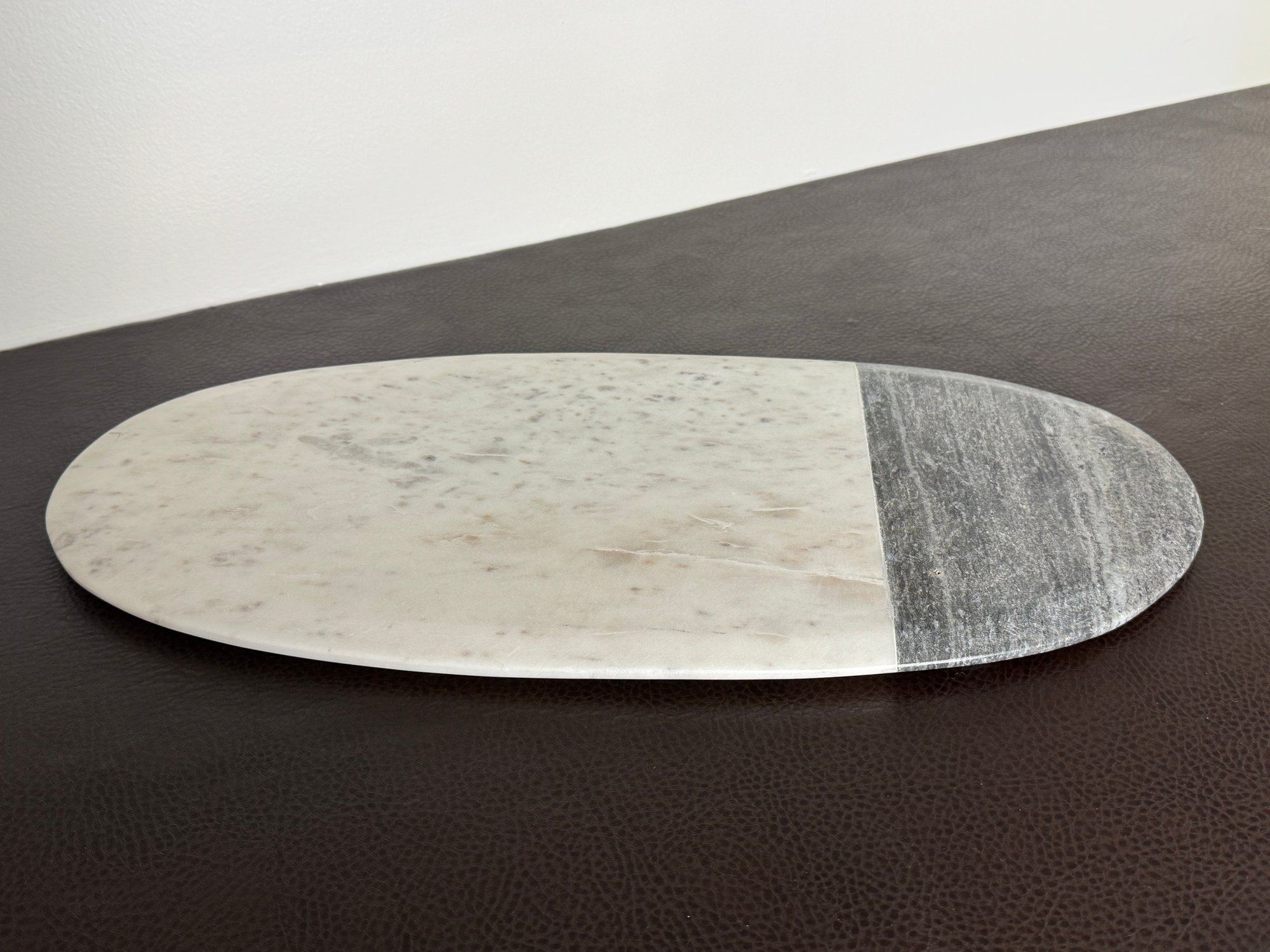 Crate And Barrel Marble Cheese Board - White And Grey #16086 ...