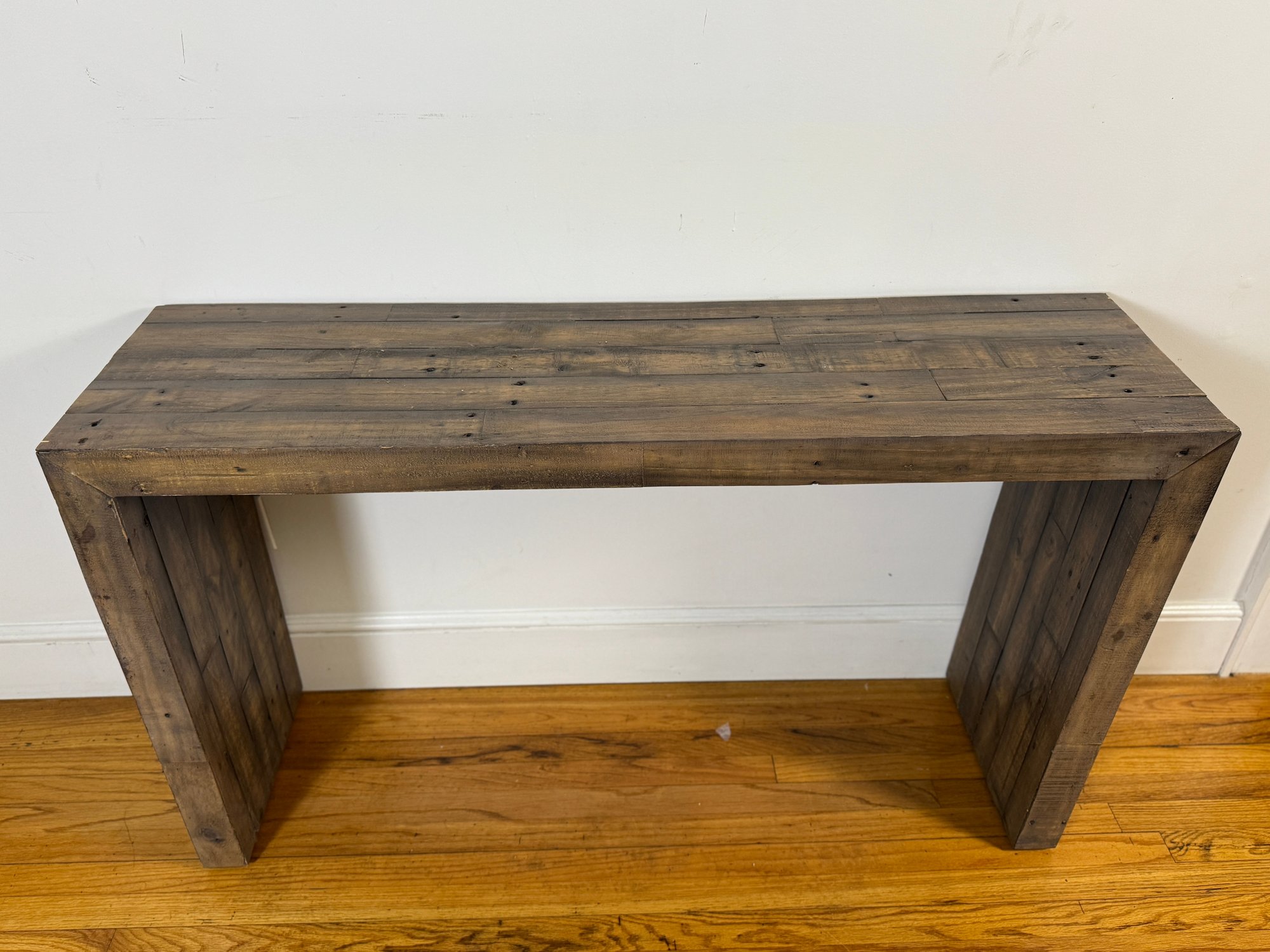 West Elm Emerson Console Table - Pine #16791 | Auctionninja.com