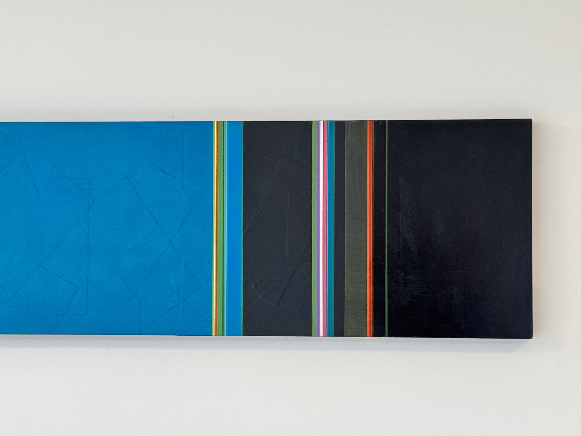 Large Panoramic Mixed Media On Wood Original - Gavin Zeigler, Spectrum ...
