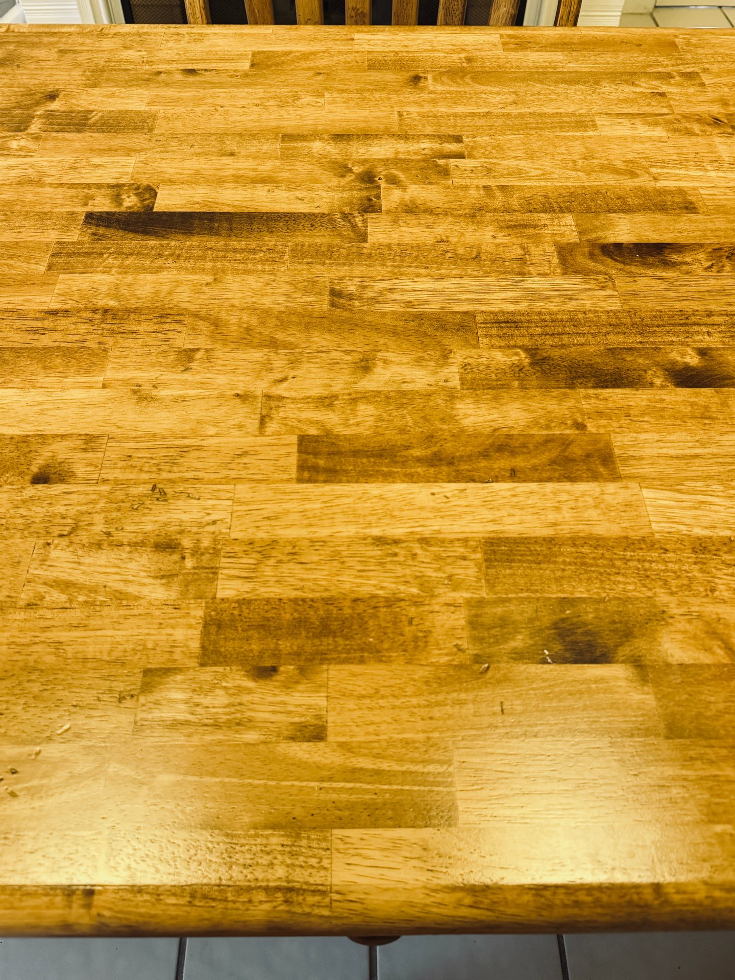 Ron Fisher Furniture Marshall Iowa Oak Dining Table And Four Chairs ...