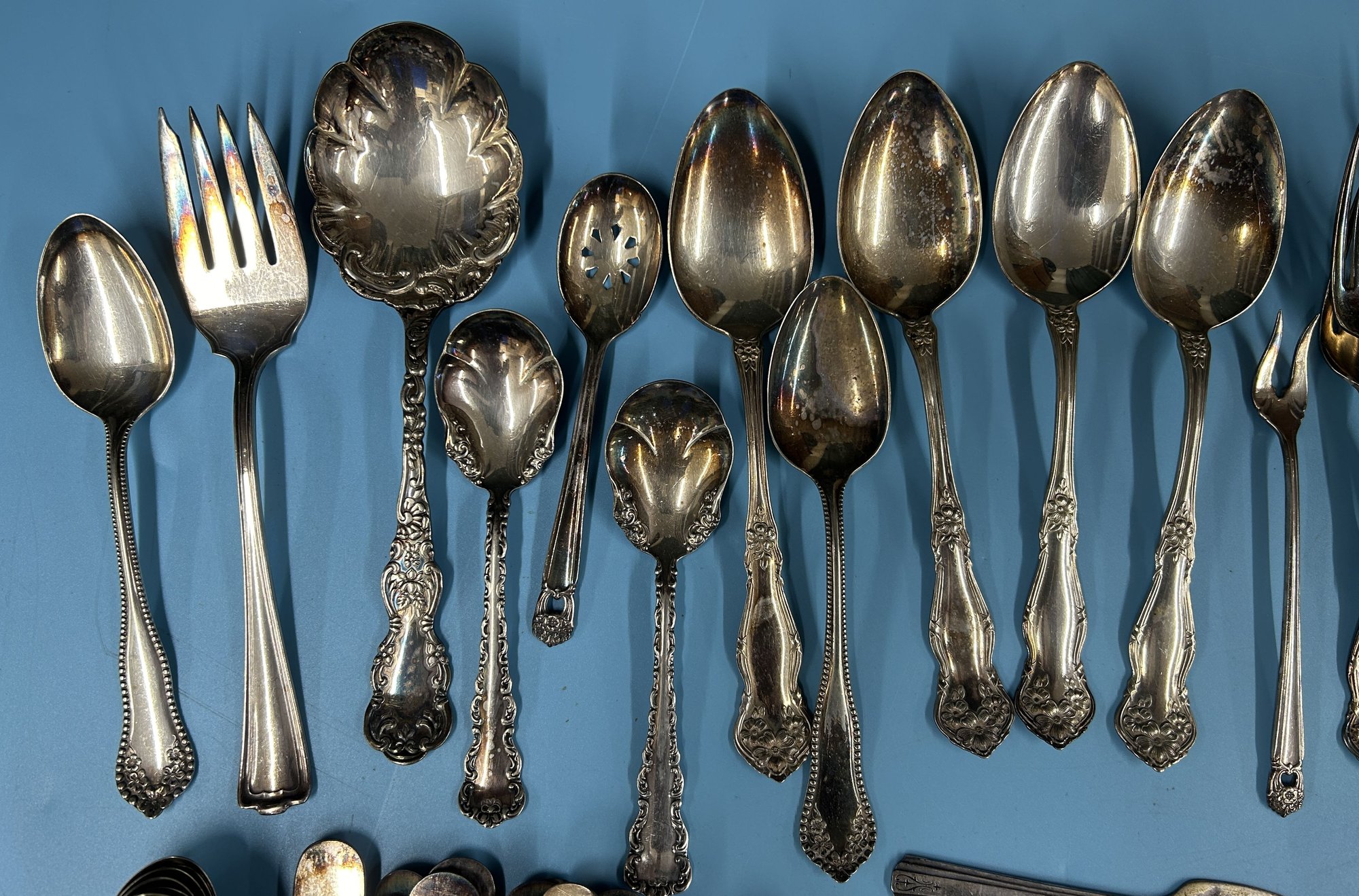 Antique And Vintage Silver Plate Serving Piece And Dinnerware, Various ...