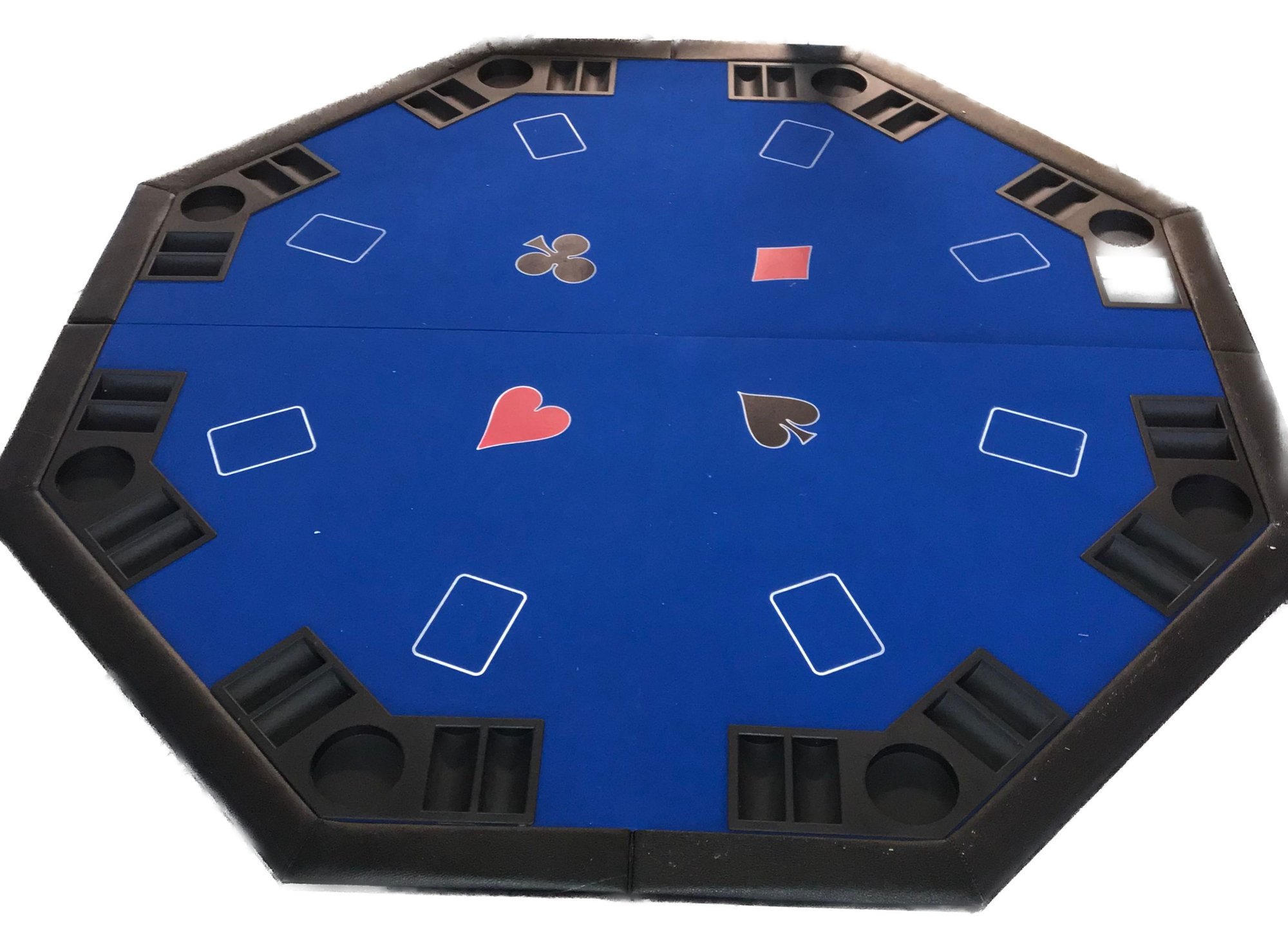Vintage Table-Top 8-Person Folding Poker Game Table #2024 ...