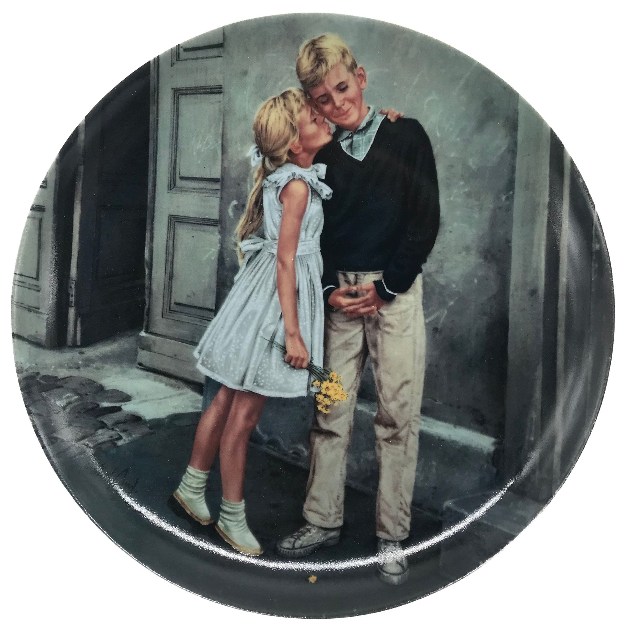 German Collector Porcelain Plate - B&G Copenhagen - Det Forste Svermer ...