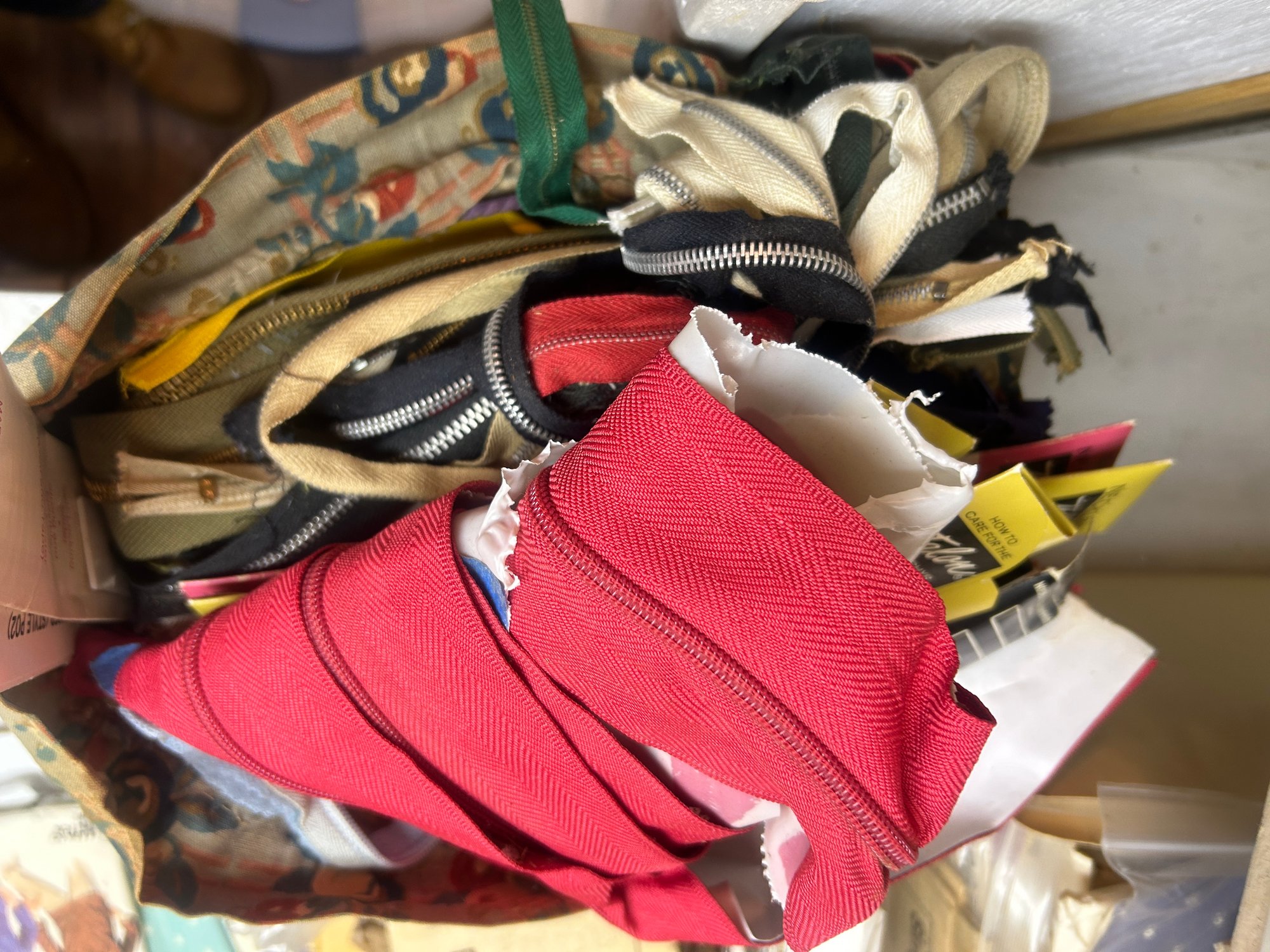 2 Shelves FULL Of Sewing Patterns, Zippers And More! #7487 ...