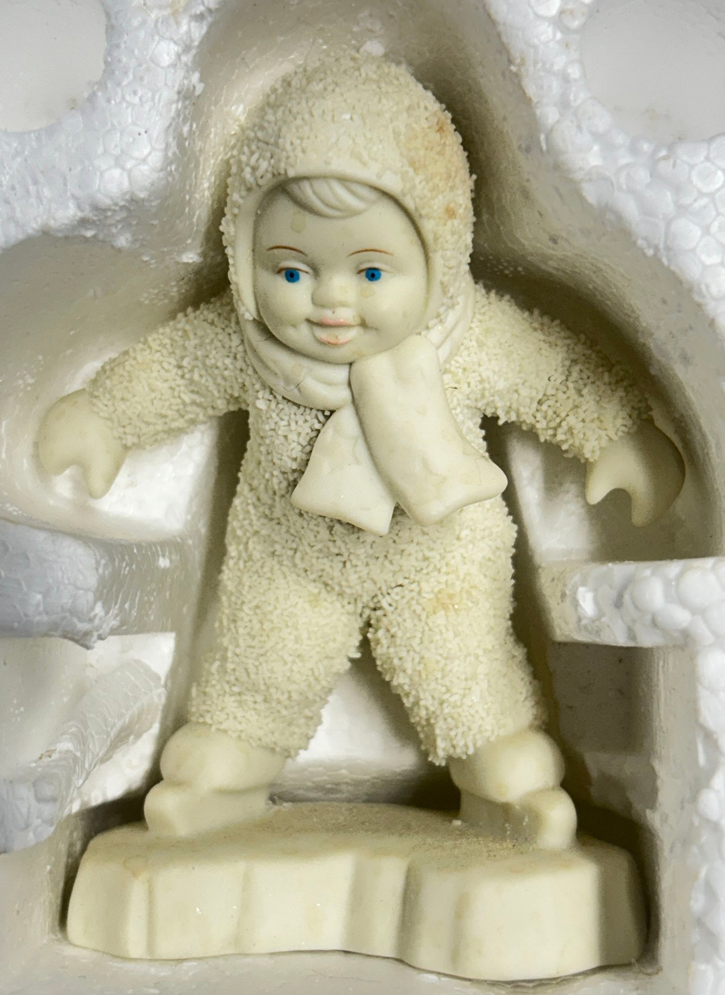 Vintage Dept 56 Snowbabies "Skate With Me" Boxed Set In Original Box ...