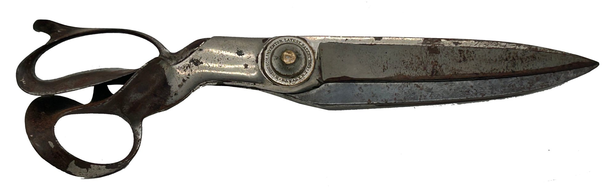 Giant Pair Antique Upholstery Shears Invented By R. Heinisch, Last ...