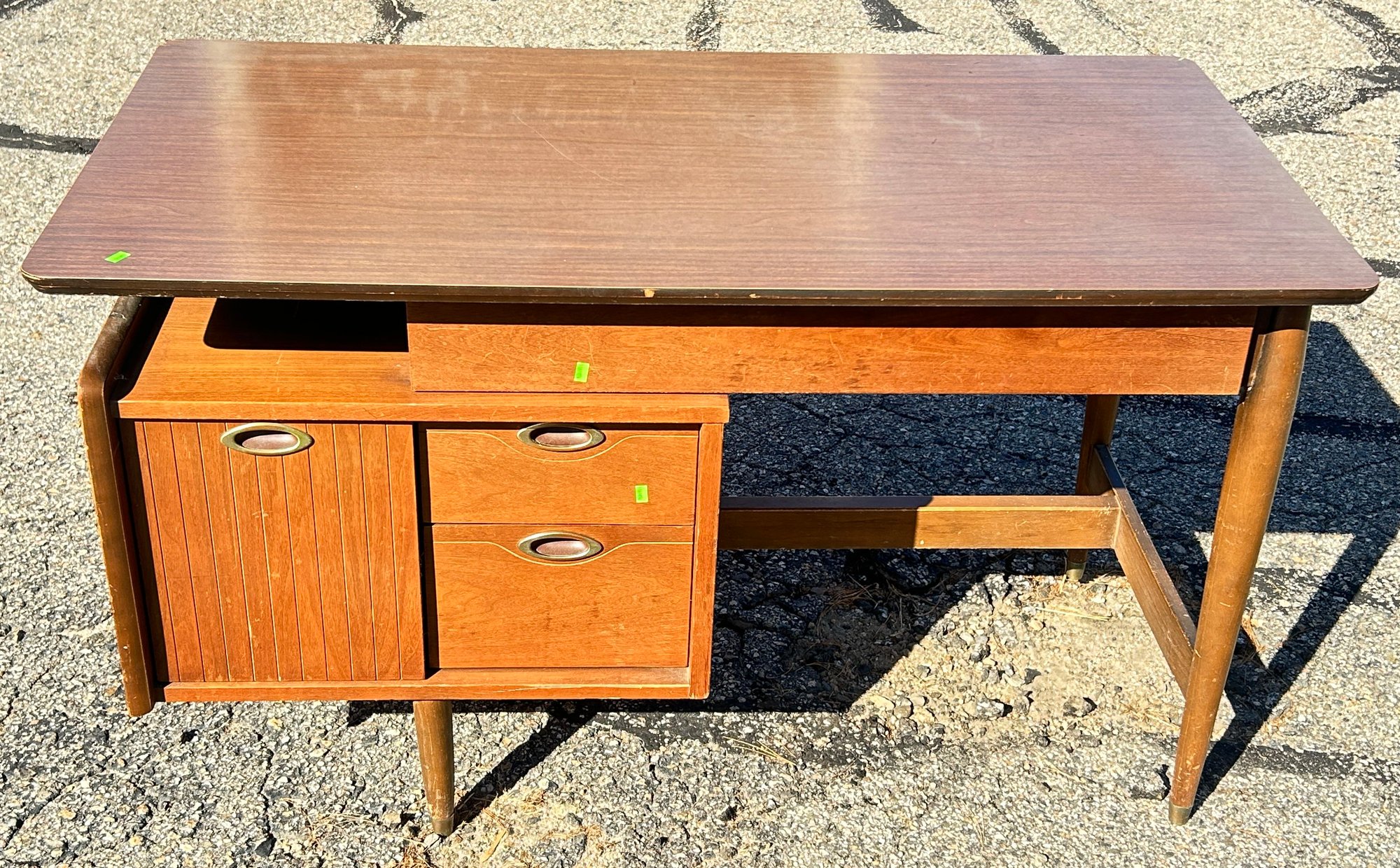 MCM Danish Style Desk, Formica Top, Mainline By Hooker Furniture, 49" X ...
