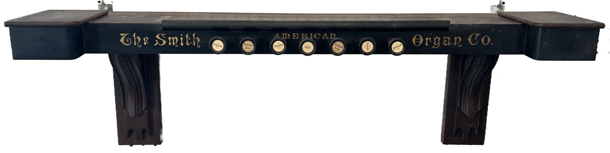 One-Of-A-Kind Wall Shelf Made From The Top Of A Smith American Organ Co ...