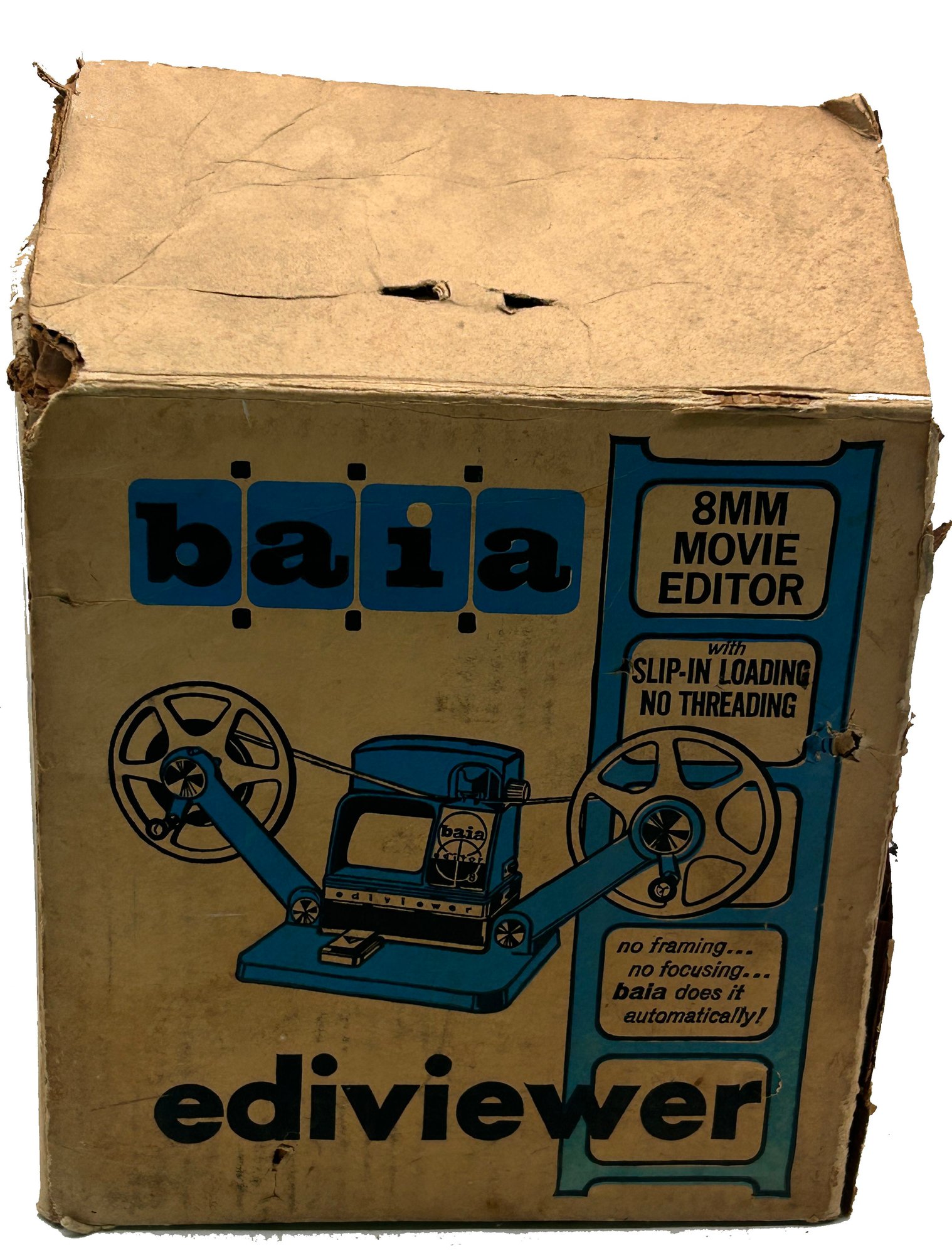Vintage Biai 8mm Film Editor Machine, Original Box With Film Reels ...