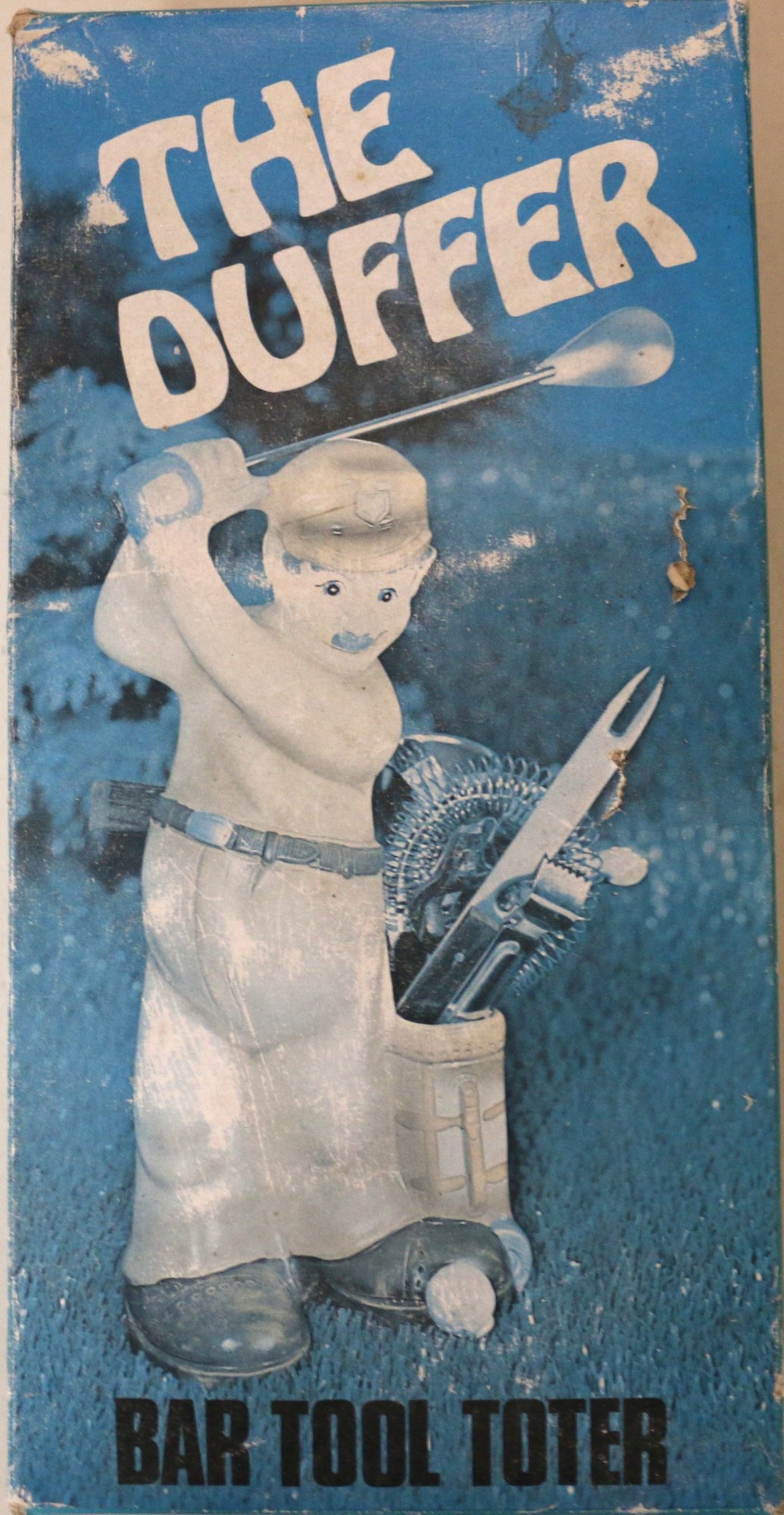 "The Duffer" Golfer Statue That Holds Bar Tools Which Are Included ...